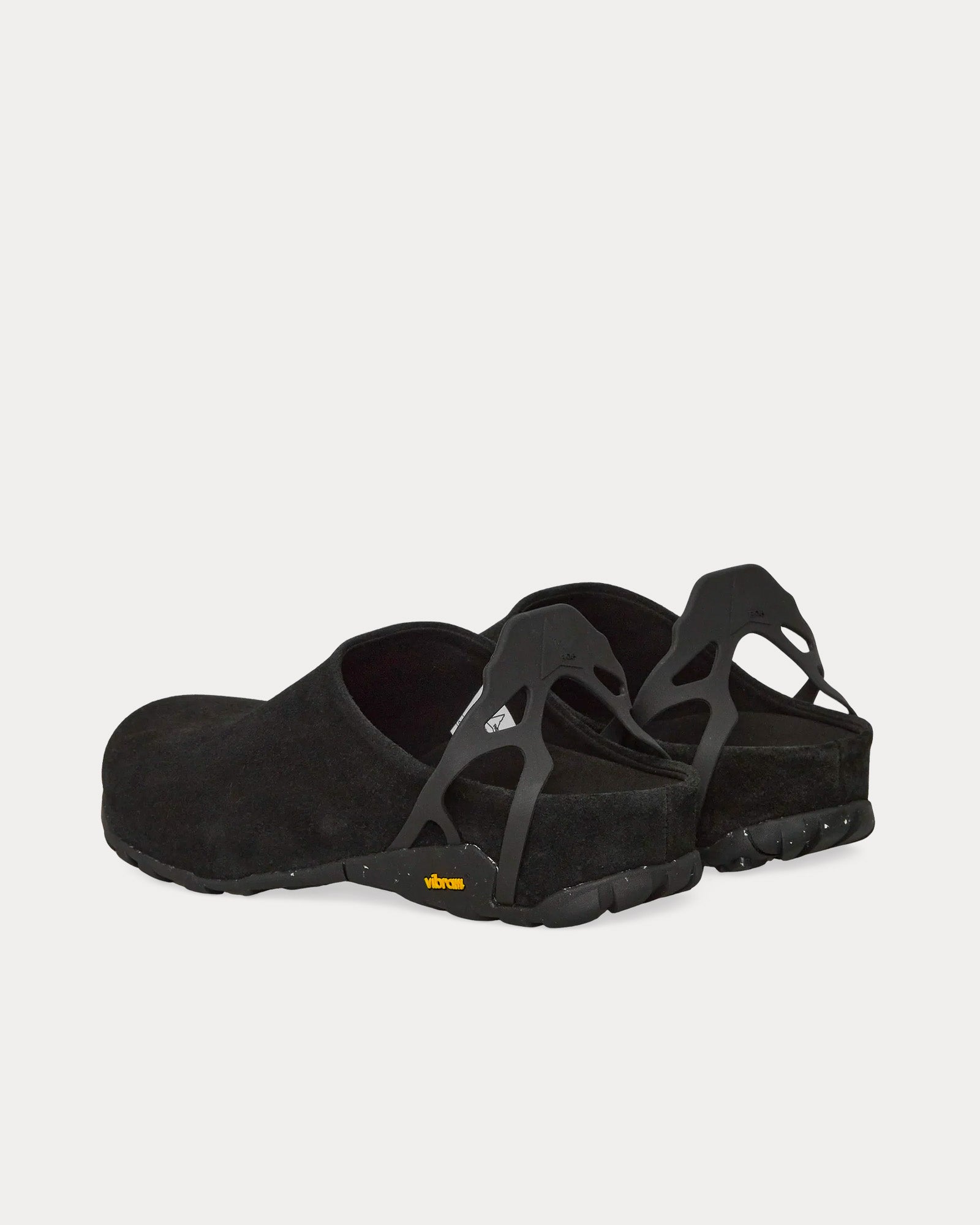 ROA Unisex Fedaia Suede Black Mules