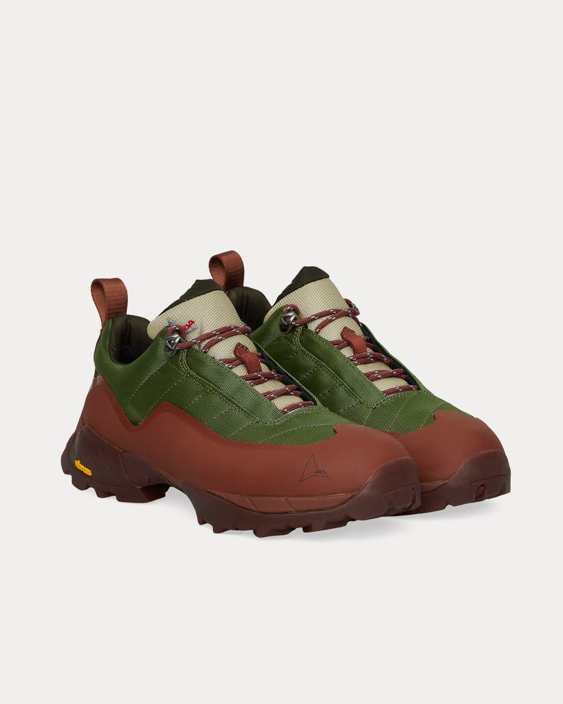ROA Katharina Olive / Rust Low Top Sneakers - Sneak in Peace