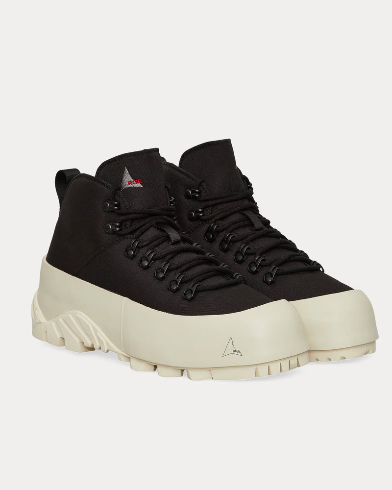 ROA Men's Cvo Black / Bone White Boots