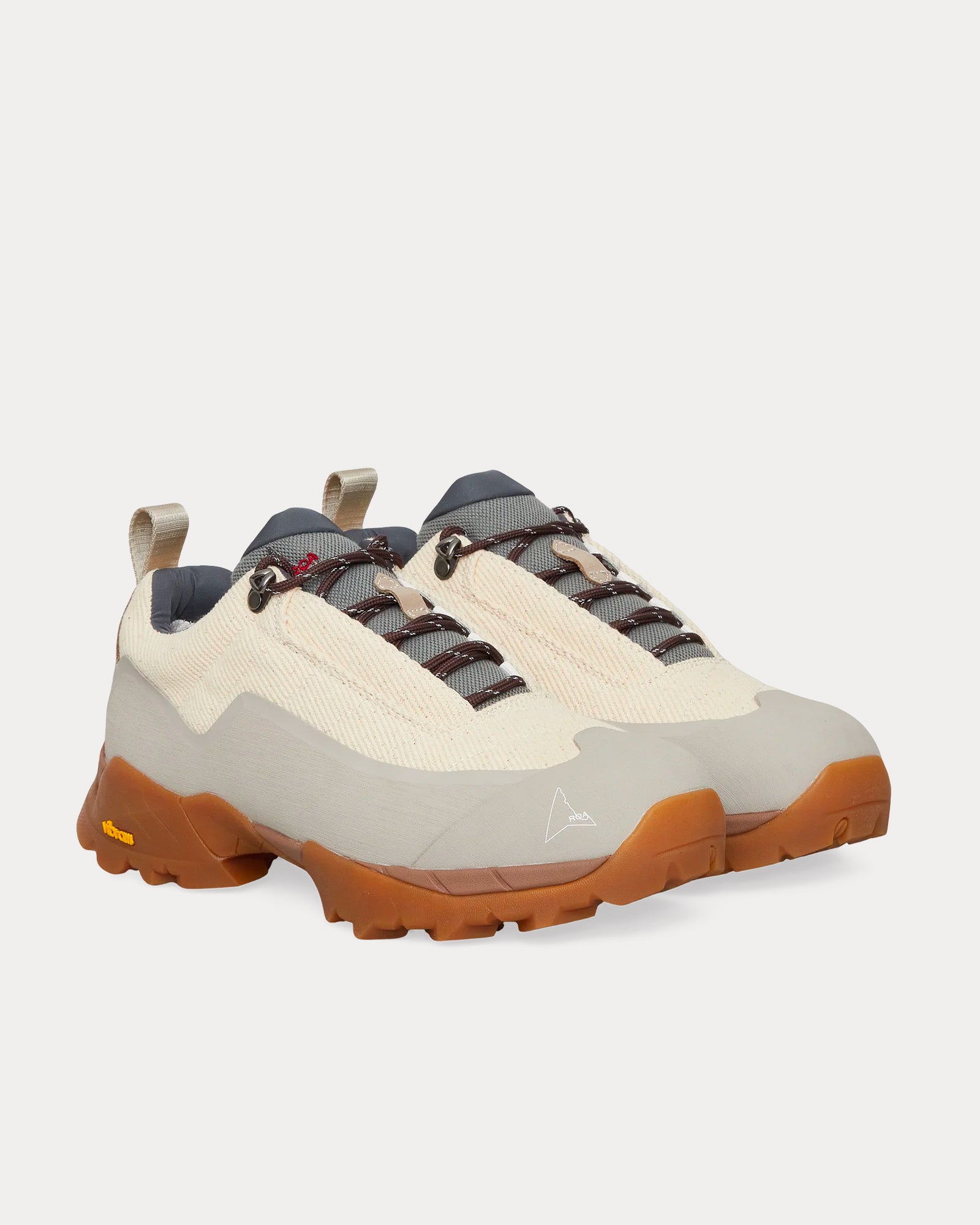 ROA Unisex Katharina Sand / Gum Low Top Sneakers & Trainers