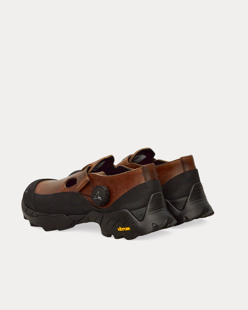 ROA Pala Brown / Black Sandals - Sneak in Peace