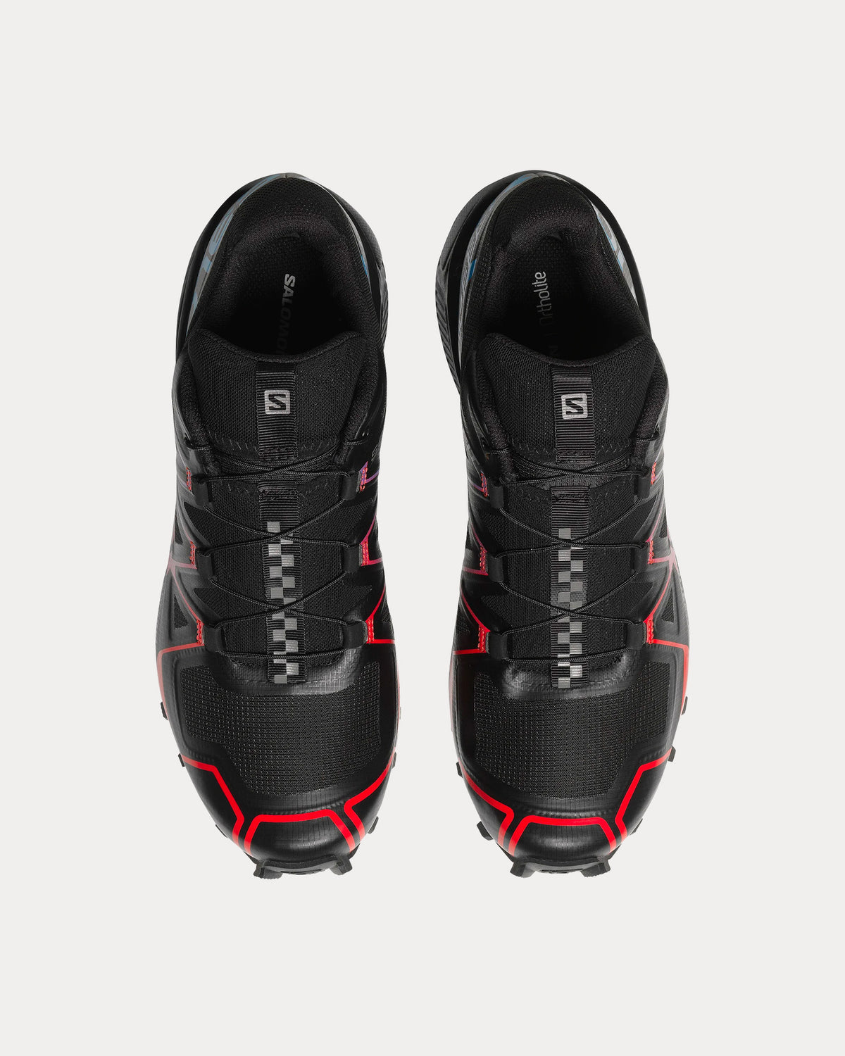 Salomon Speedcross Offroad Black / Ibiza Blue / High Risk Red Low Top ...