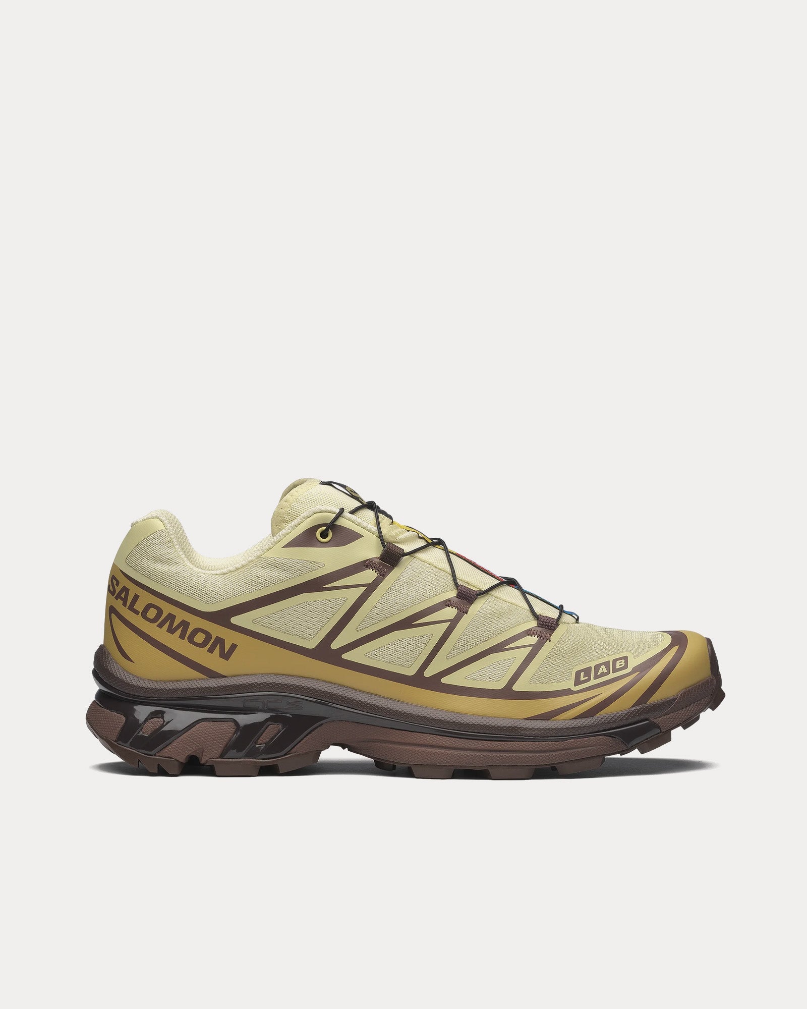 Salomon Unisex XT-6 Dusty Yellow / French Roast / Antique Gold Low Top ...
