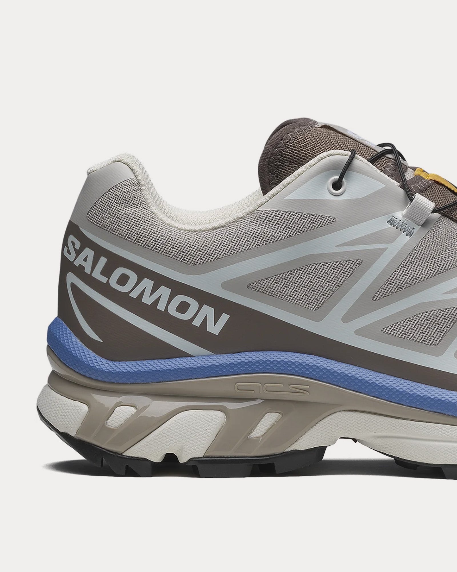 Salomon Unisex XT-6 Silver Cloud / Iron / Ultramarine Low Top Sneakers & Trainers