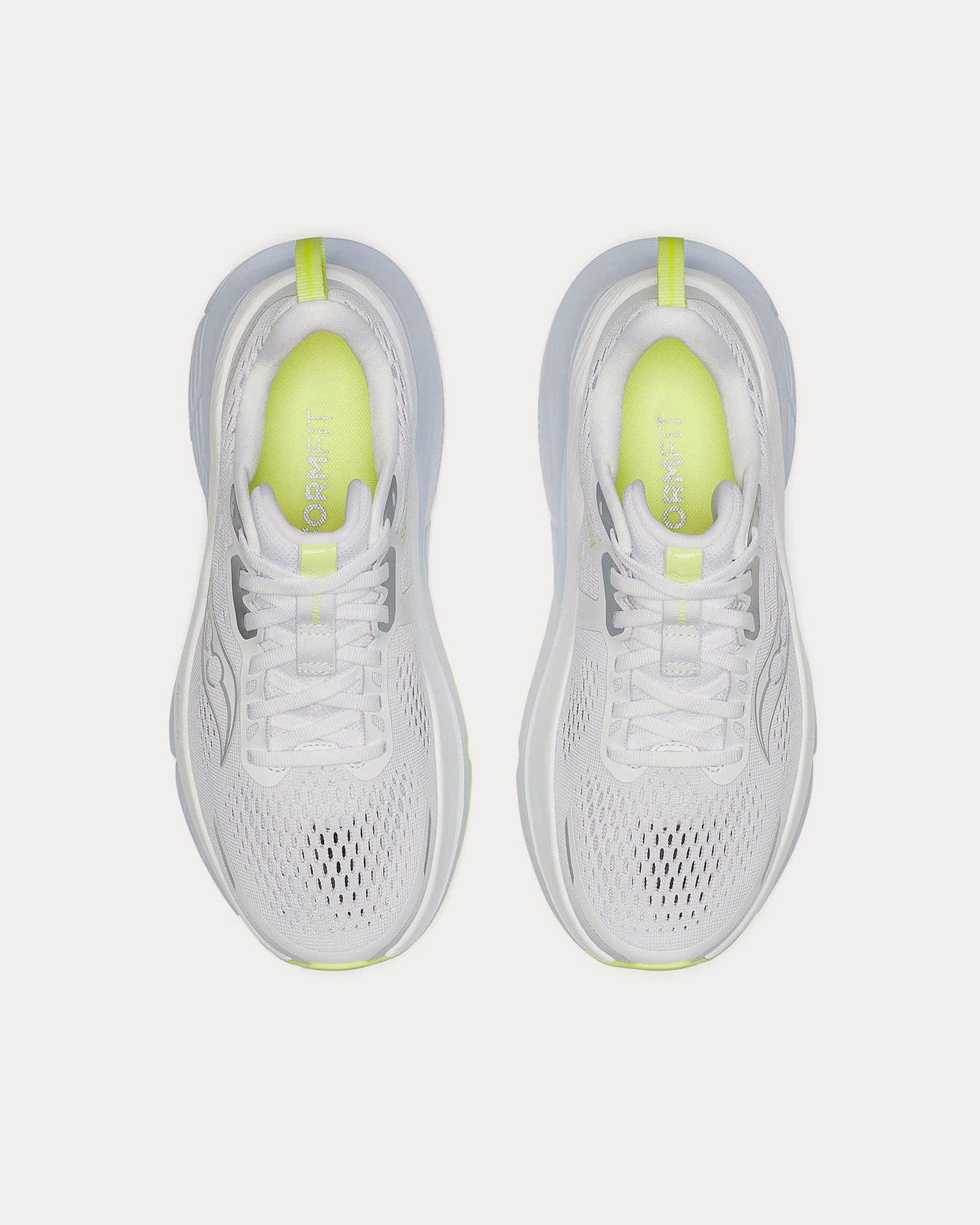Saucony Women's Guide 18 White / Ice Melt Running Shoes