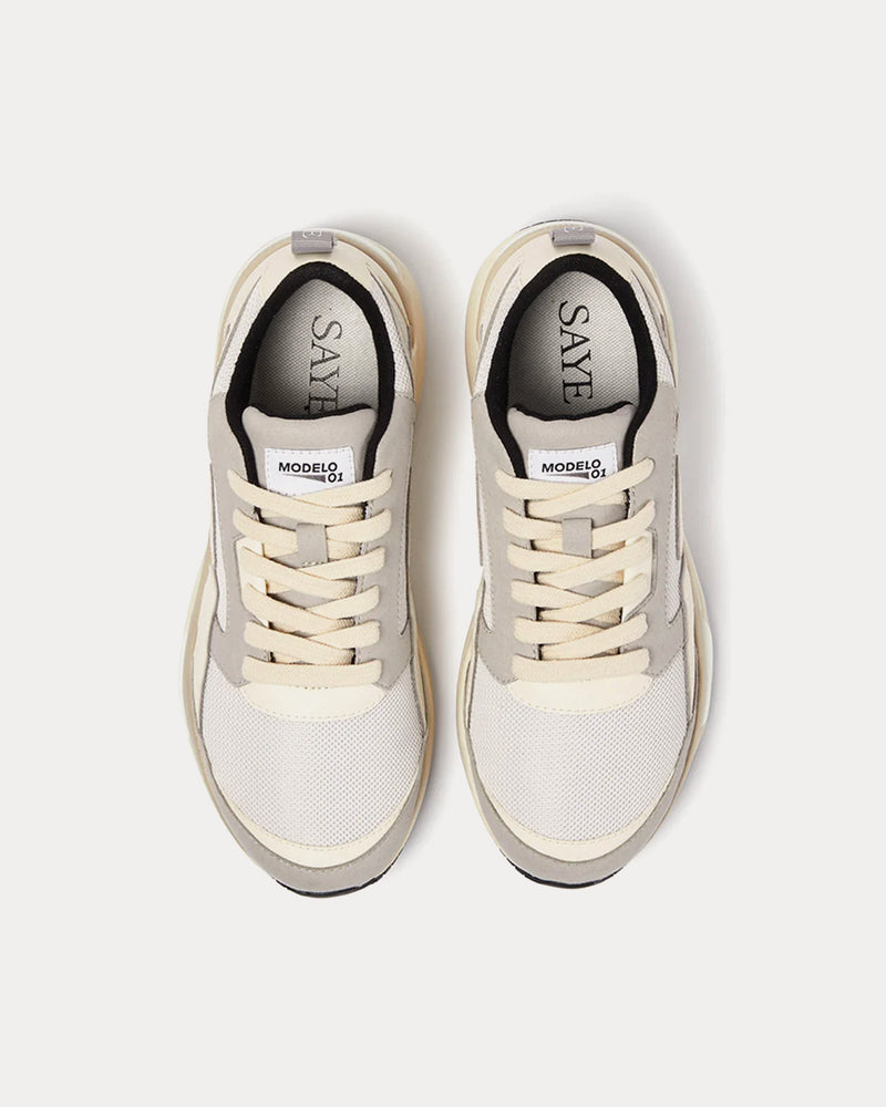 Saye Unisex Modelo '01 Stone Low Top Sneakers & Trainers