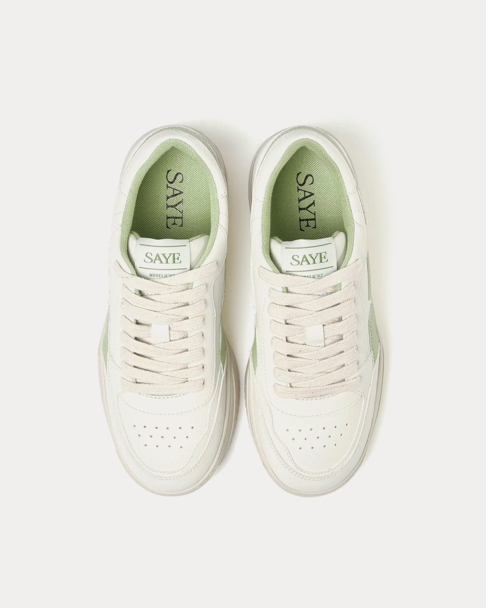 Saye Unisex Modelo '82 Lime Low Top Sneakers & Trainers