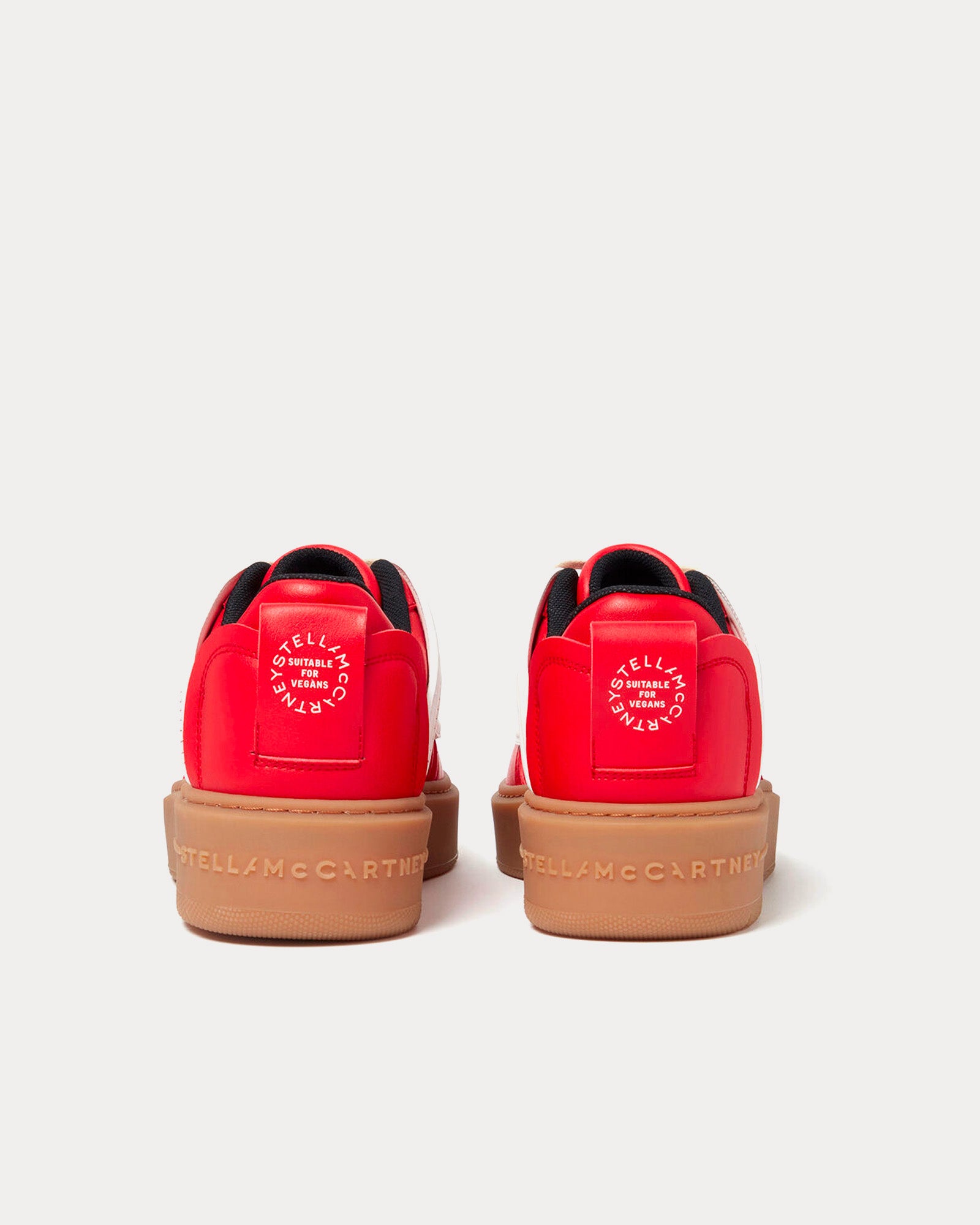 Stella McCartney S-Wave 1 Red / White Low Top Sneakers - Sneak in Peace