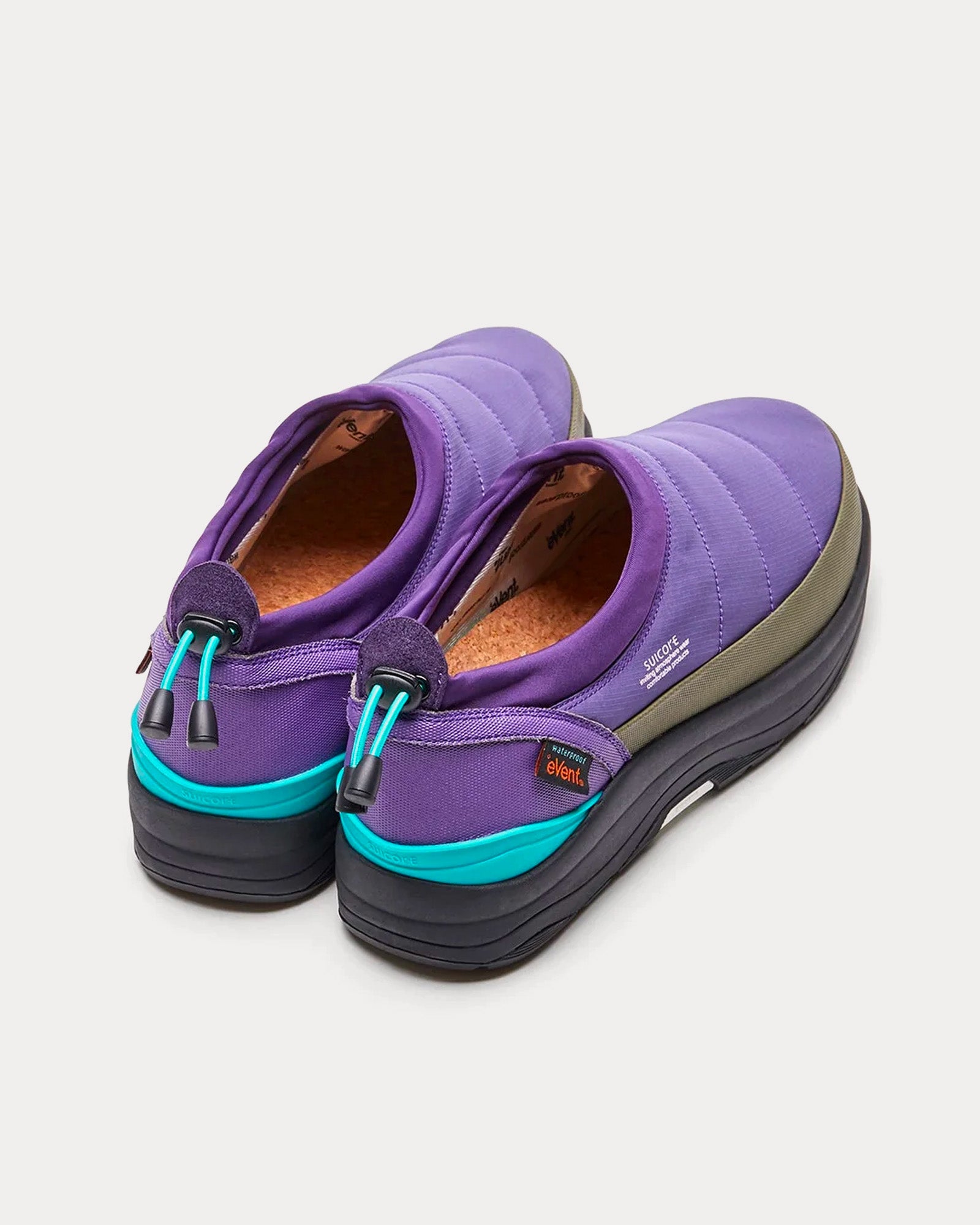 Suicoke Unisex PEPPER-mod-ev Purple / Blac Slip On Sneakers