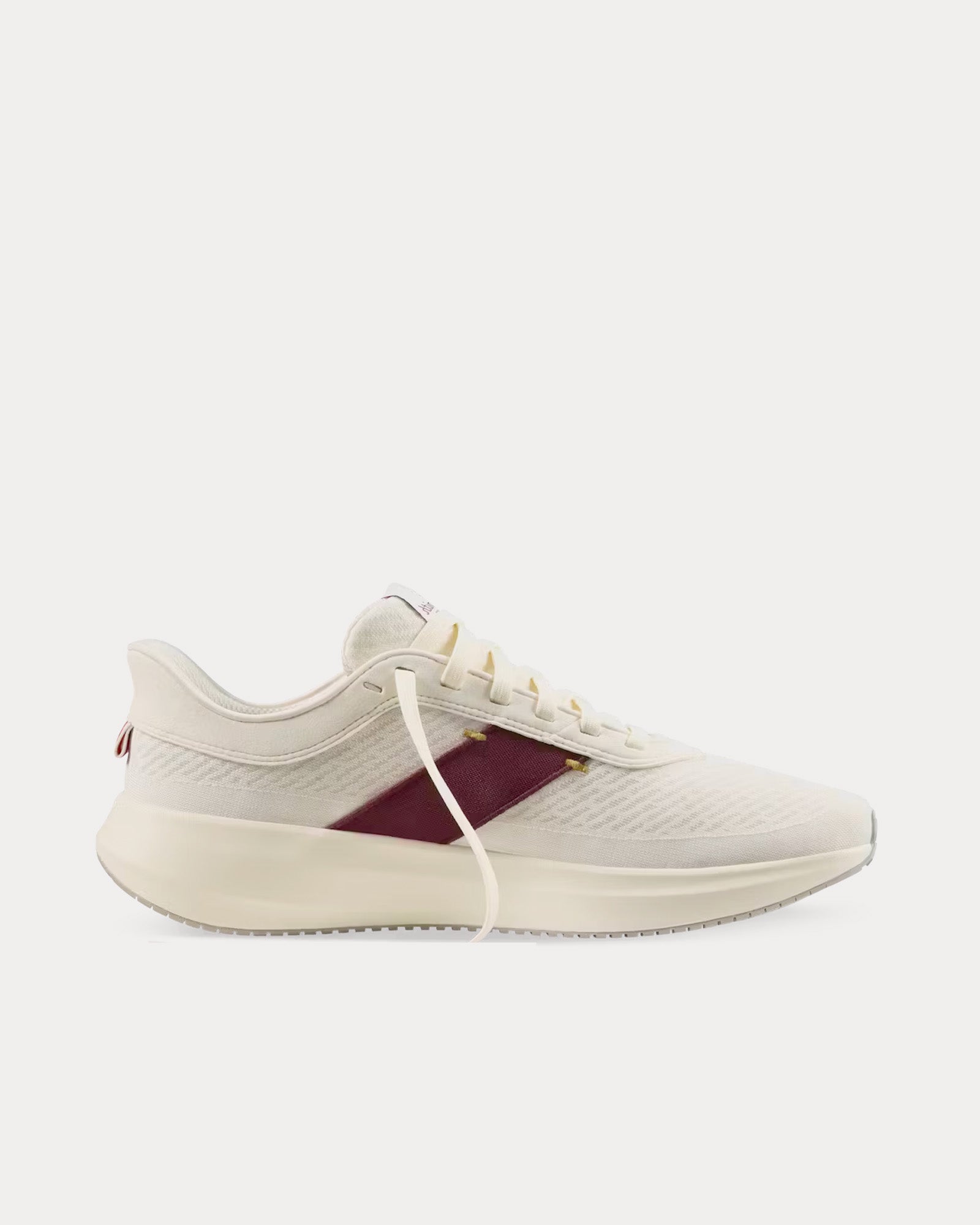 Tracksmith Men's Eliot Runner Ivory / Wine Running Shoes