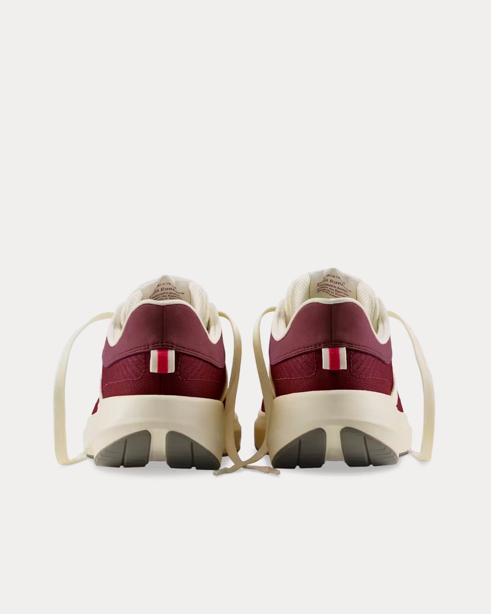 Tracksmith Men's Eliot Runner Wine / Ivory Running Shoes