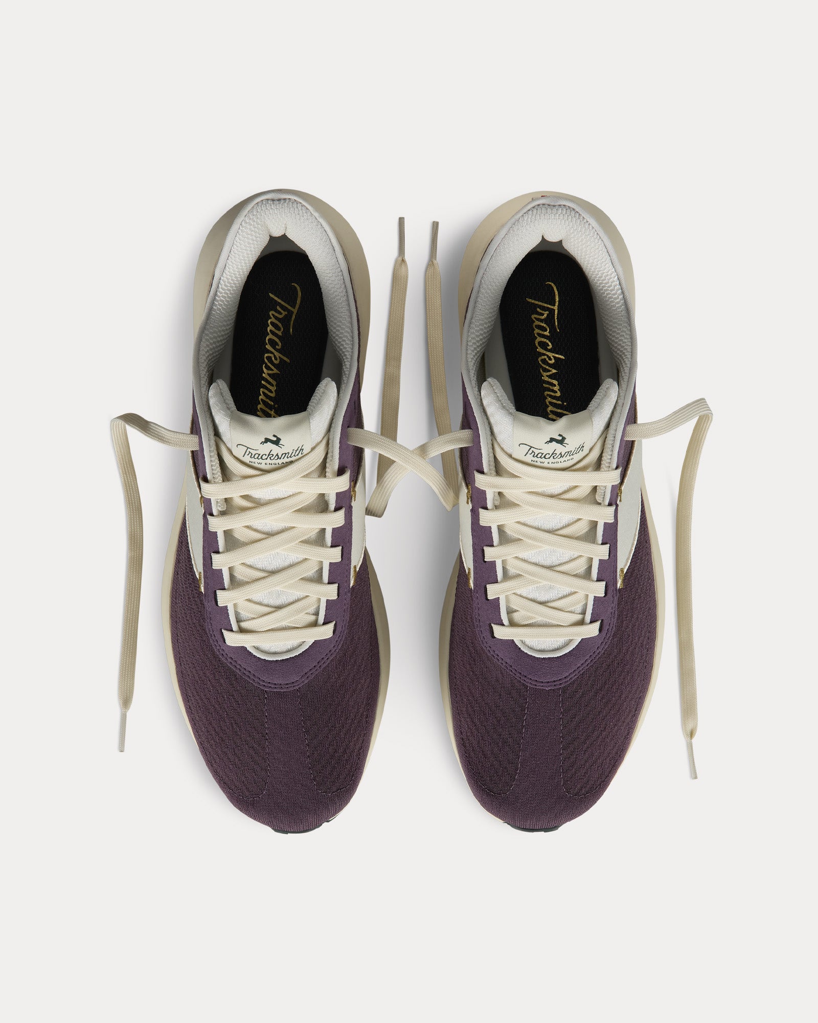 Tracksmith Women's Eliot Runner Purple / Ivory Running Shoes