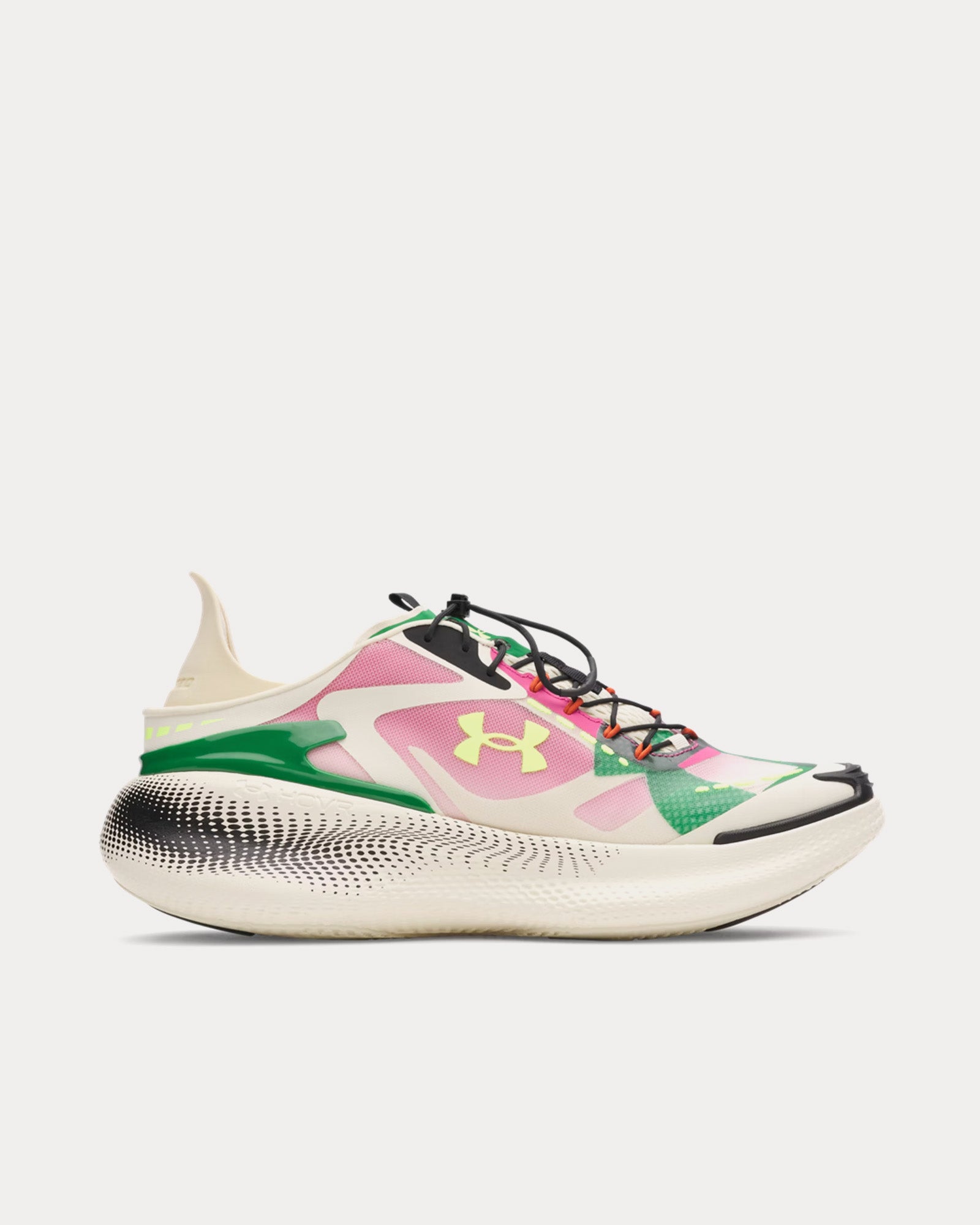 Under Armour Unisex UA Echo Ivory Dune / Virtual Pink Running Shoes