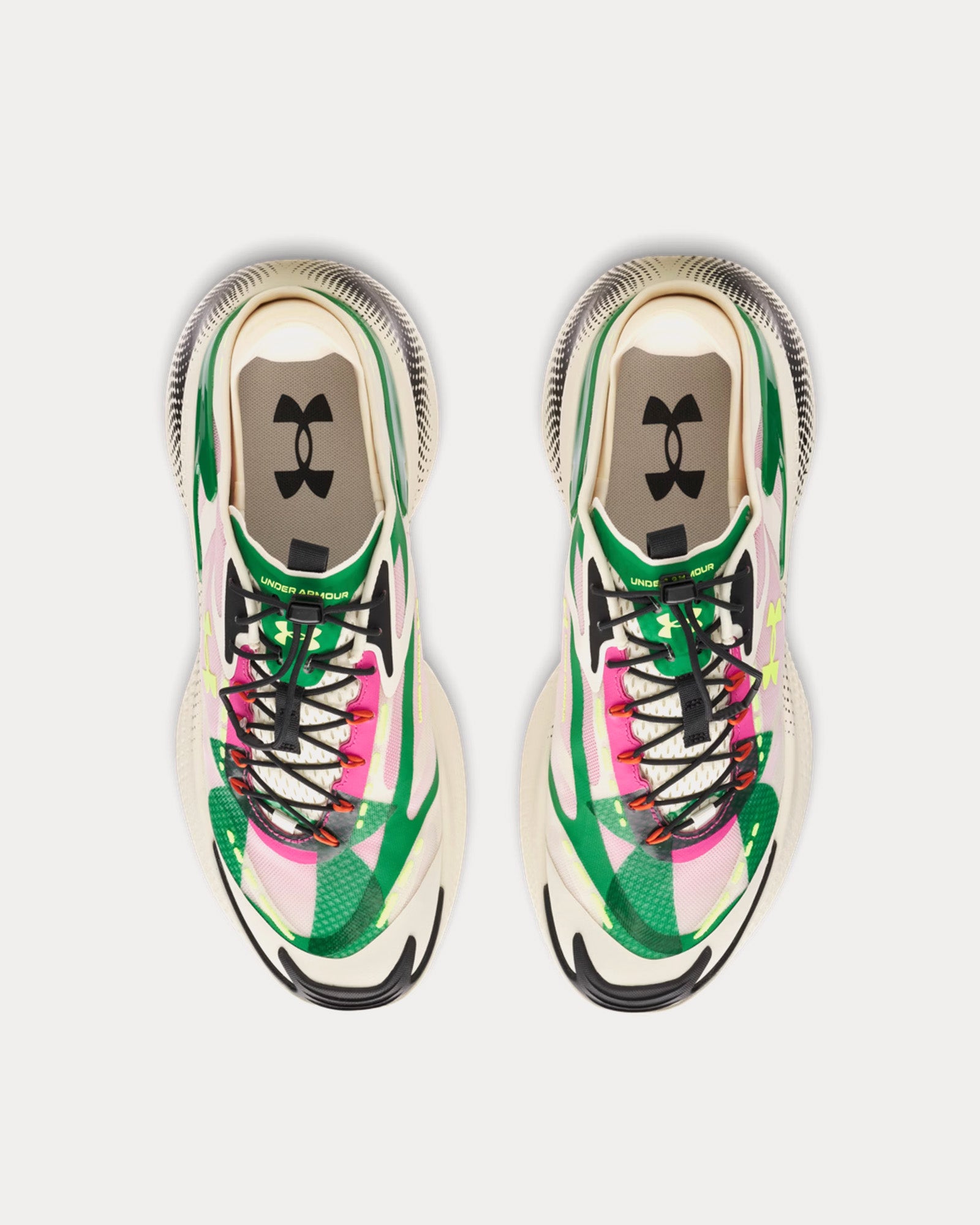 Under Armour Unisex UA Echo Ivory Dune / Virtual Pink Running Shoes
