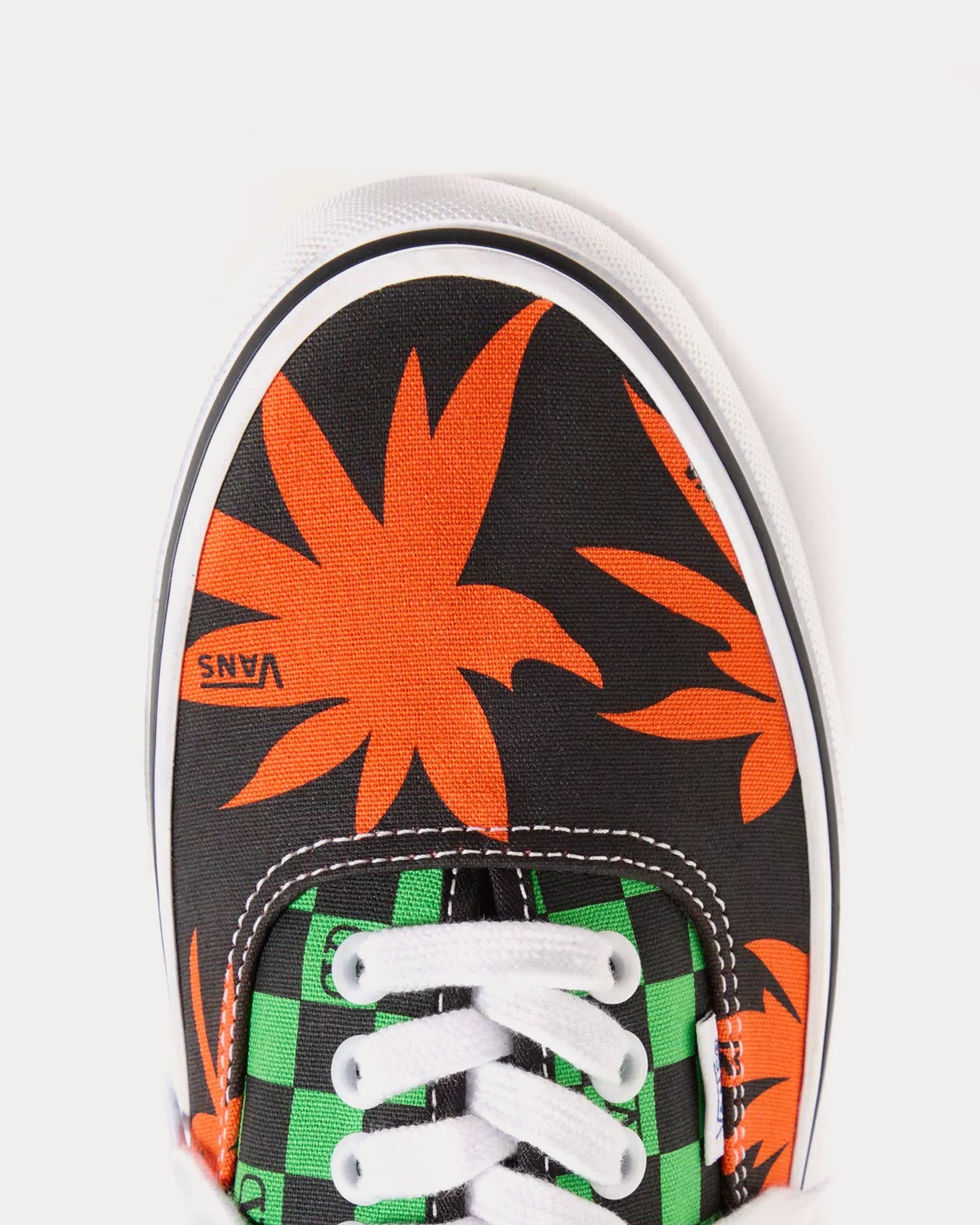 Valentino x Vans Women's Fabric Trainer with VLogo Checkerboard Print ...