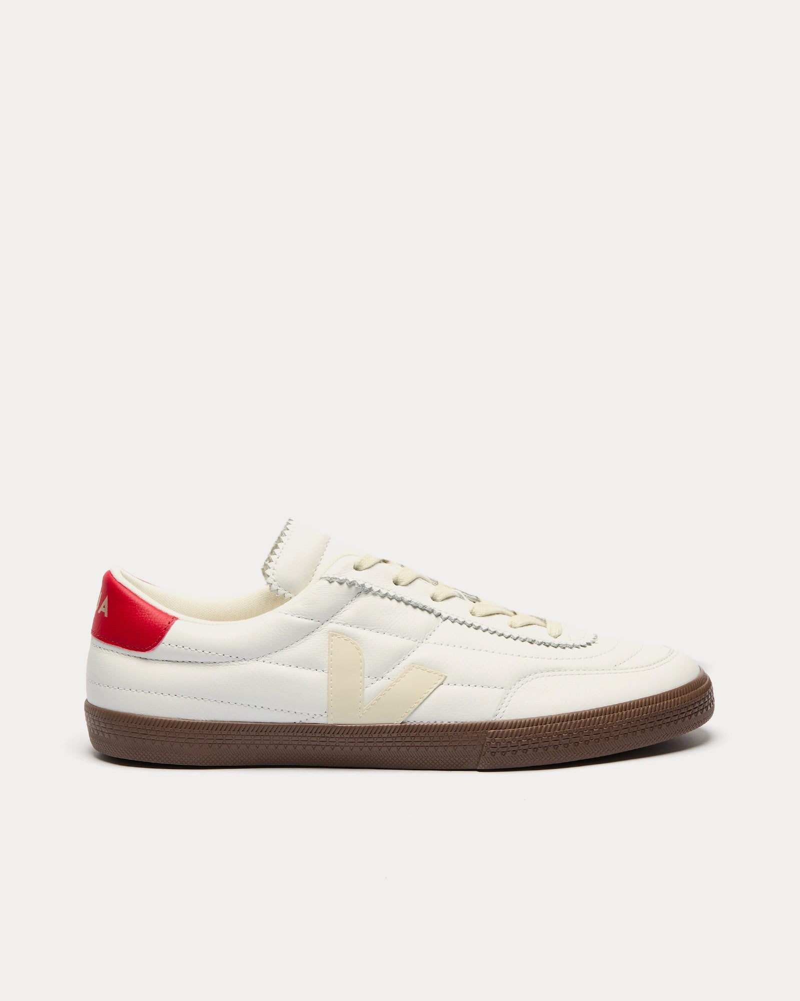 Veja Women's Panenka Leather White / Pierre / Pekin Bark Low Top ...