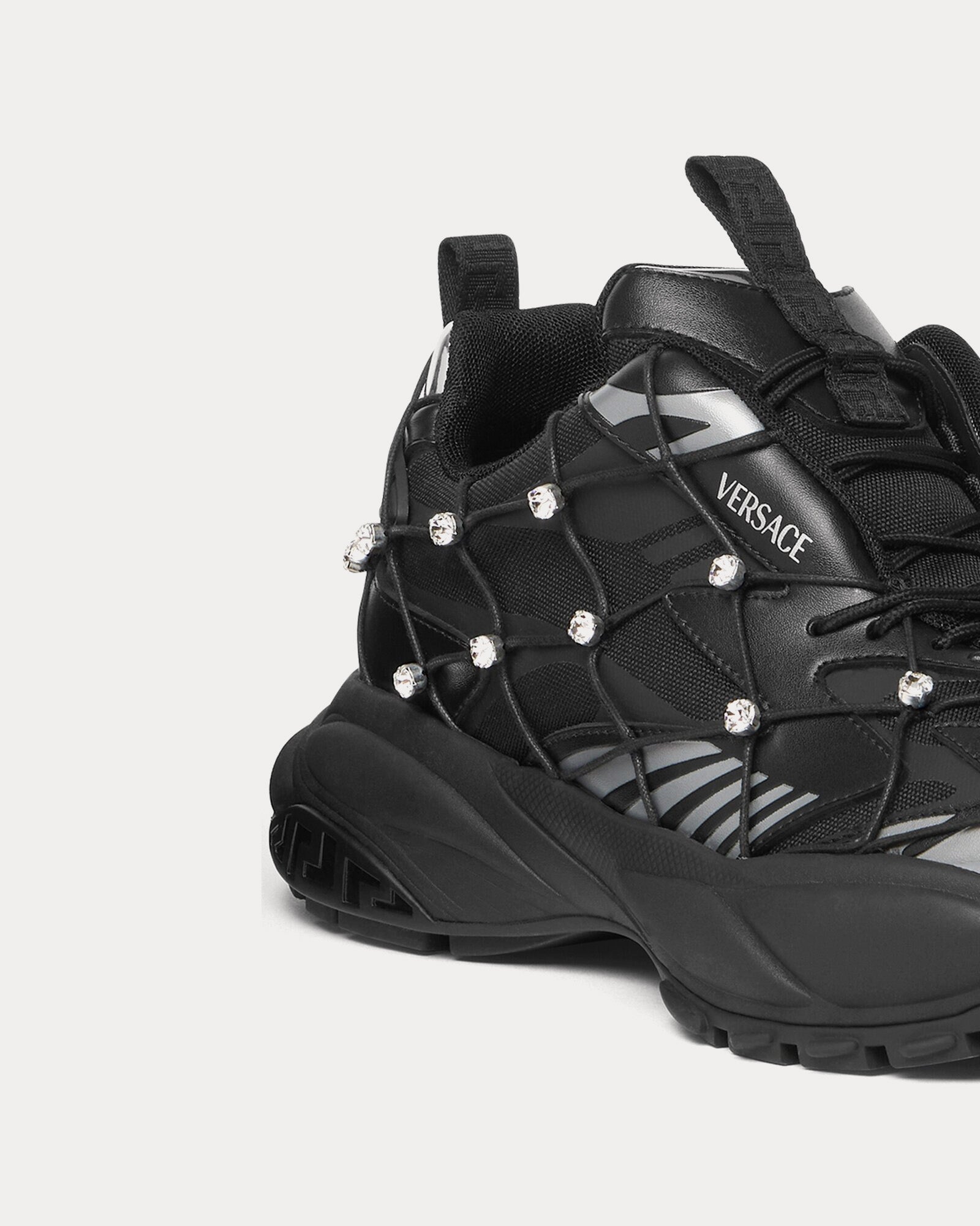 Versace Men's Mercury M_VS_02 Black Low Top Sneakers & Trainers