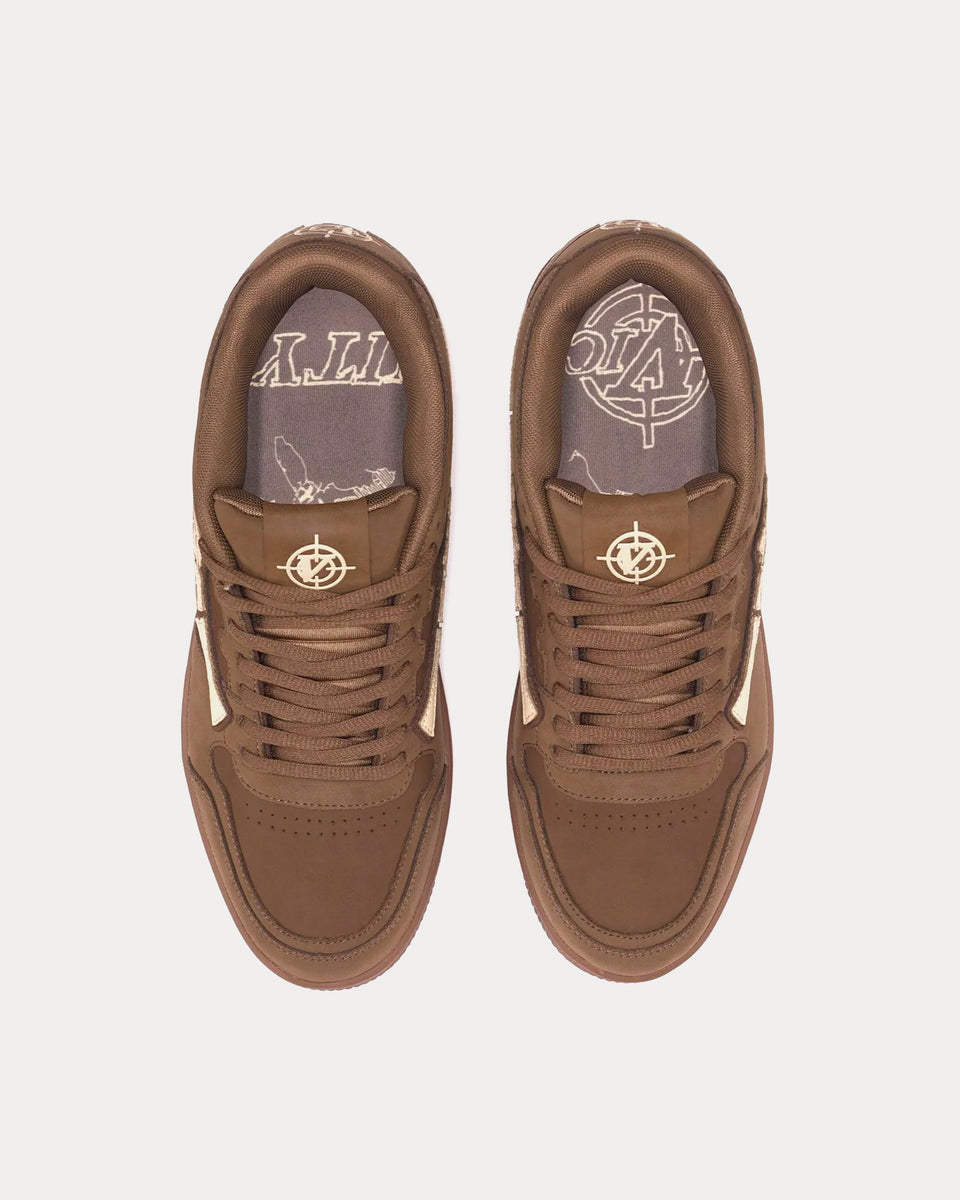 Vicinity Akimbo Lows Cappuccino Low Top Sneakers - Sneak in Peace