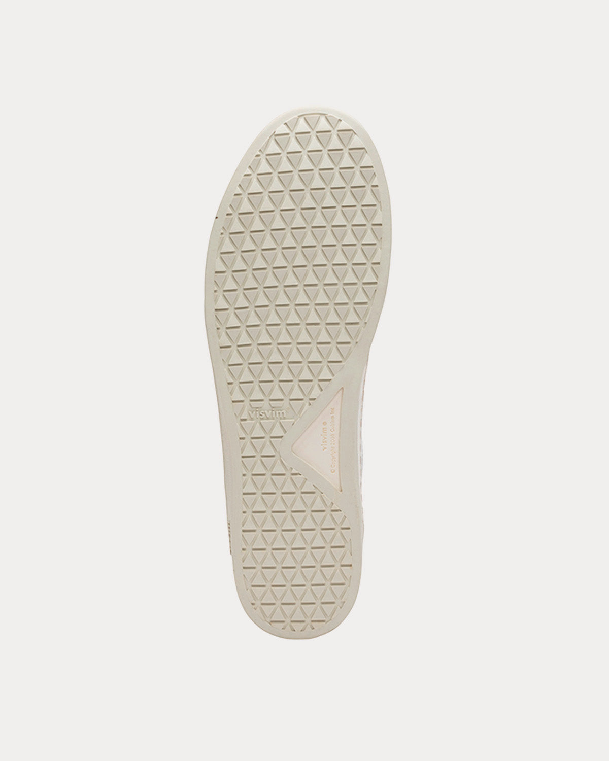 Visvim Men's Corda Folk White / White Low Top Sneakers & Trainers