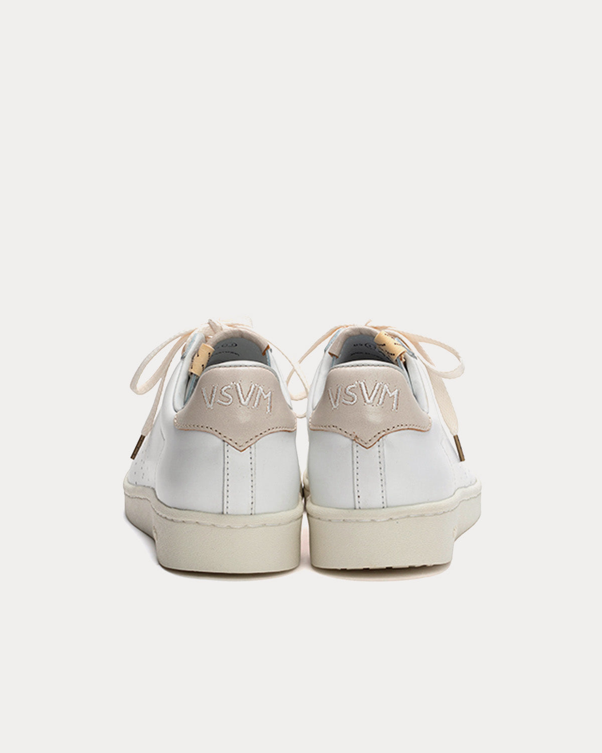 Visvim Men's Corda Folk White / White Low Top Sneakers & Trainers