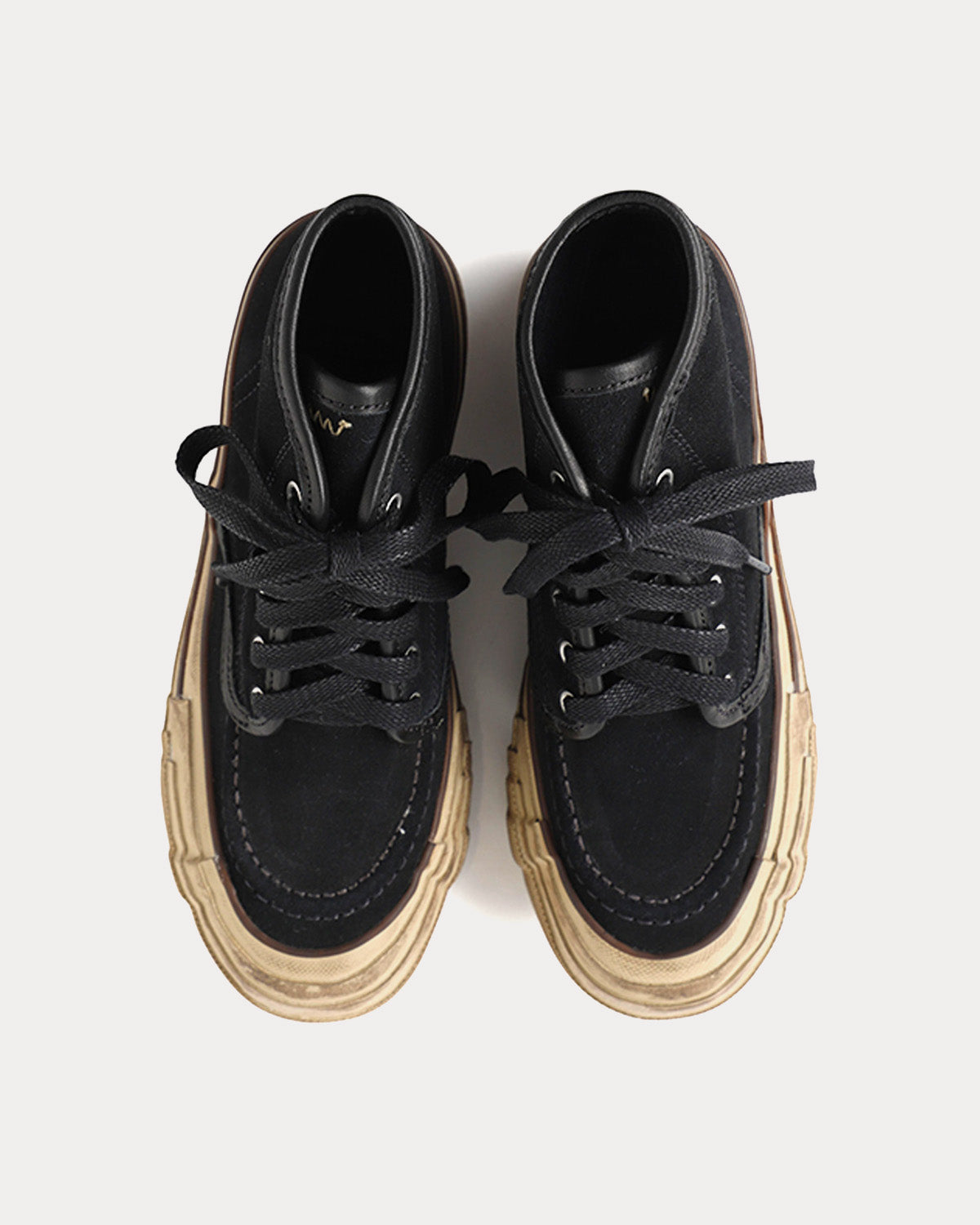Visvim Women's Liskamm G.Patten-Folk W Black High Top Sneakers & Trainers