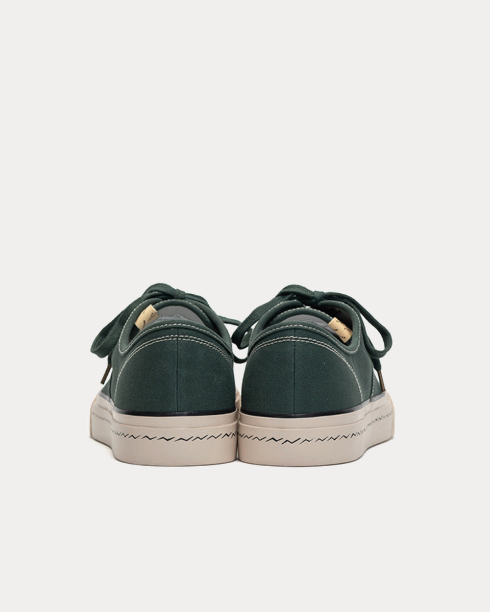 Visvim Logan Deck Lo Sipe Green Low Top Sneakers - Sneak in Peace