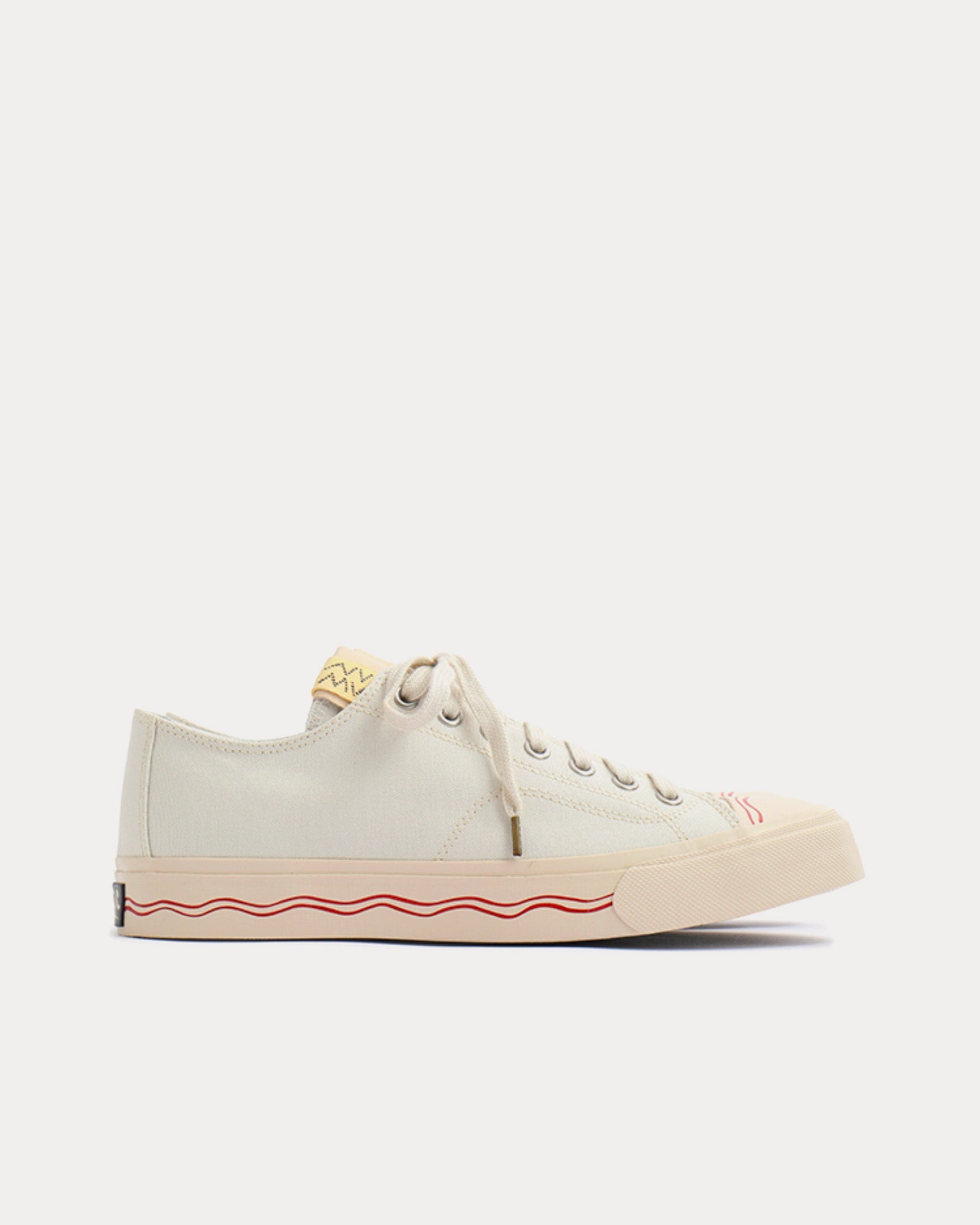 Visvim Women's Seeger Lo Canvas Ivory Low Top Sneakers & Trainers