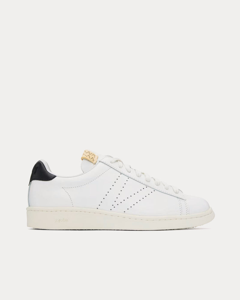 Visvim Men's Corda Folk White / Black Low Top Sneakers & Trainers