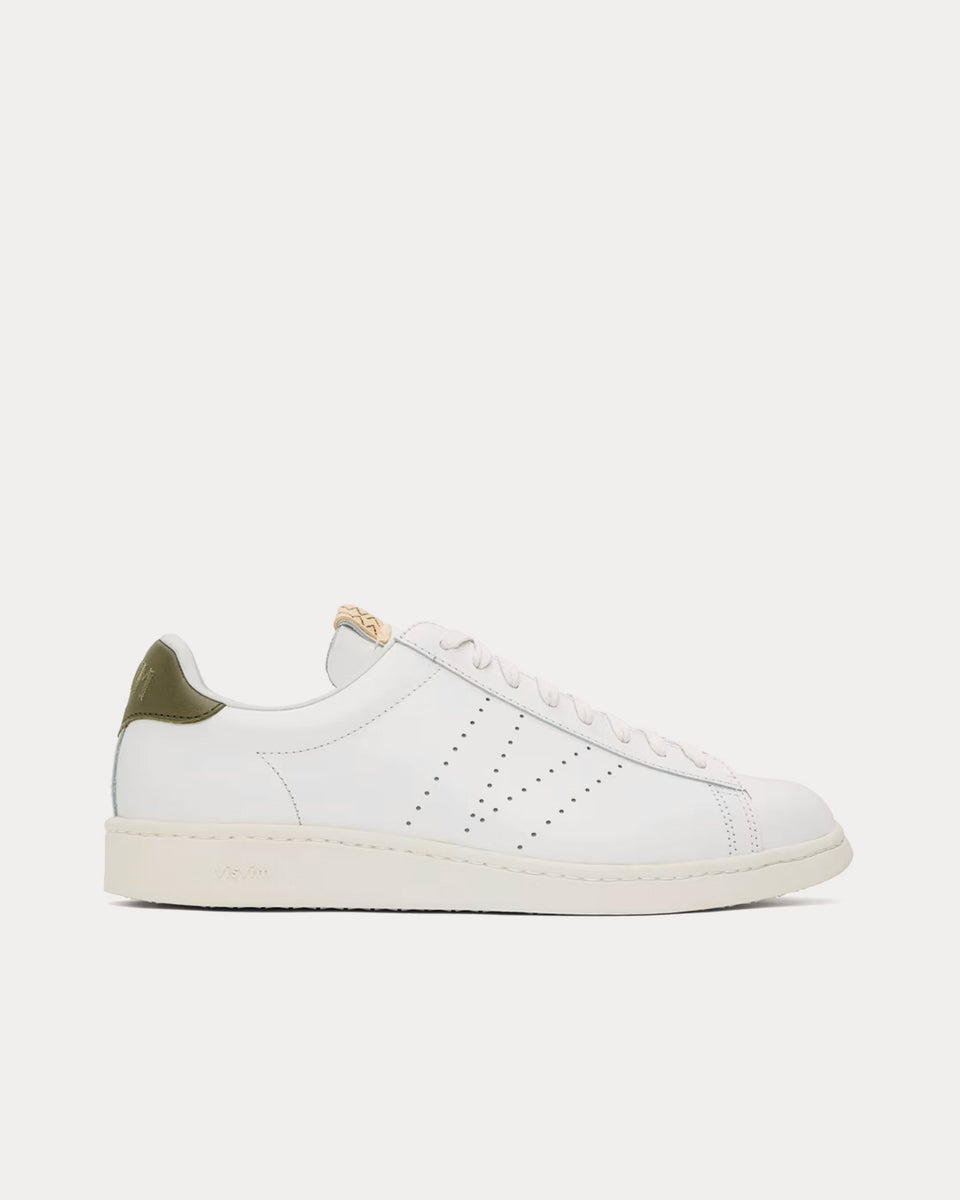 Visvim Corda Folk White / Green Low Top Sneakers - Sneak in Peace