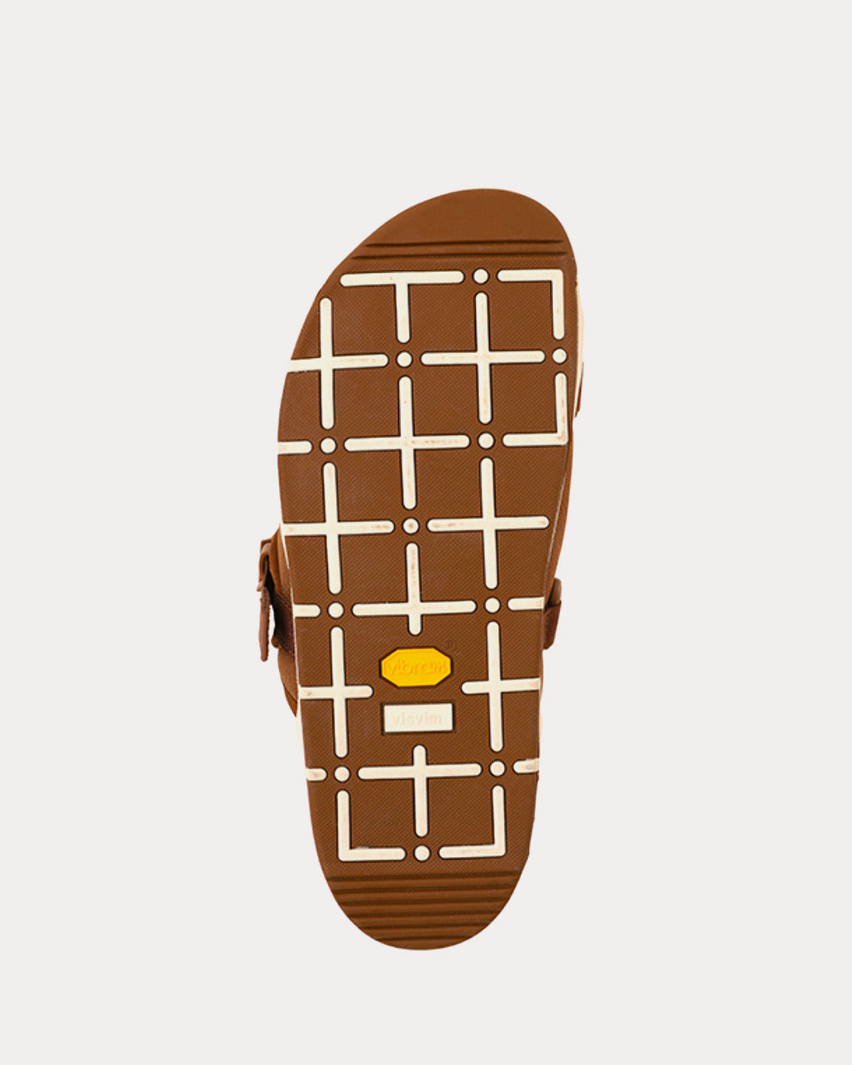 Visvim Men's Christo Brown Sandals