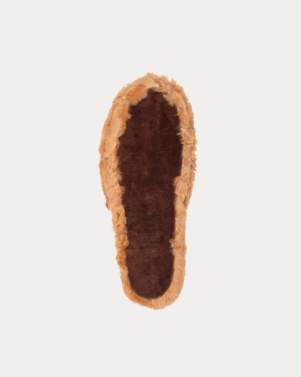 Visvim Mink Camel Slippers - Sneak in Peace