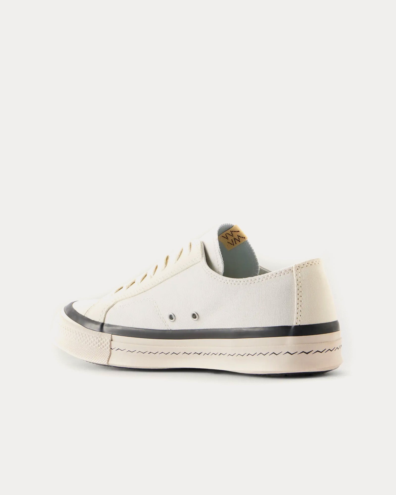Visvim Mens Nolan Ivory Low Top Sneakers