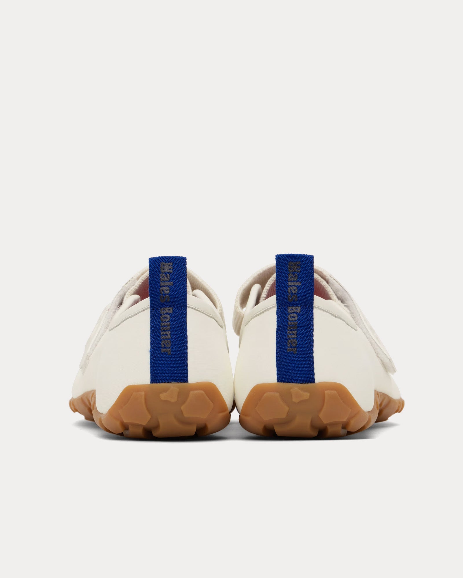 Wales Bonner Men's Jewel Mary-Jane Flat Off White Slip On Sneakers ...