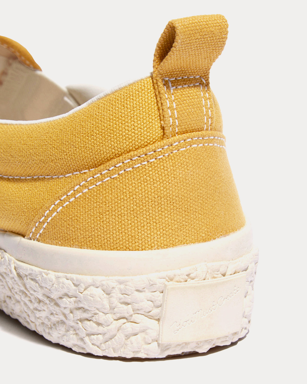 YMC Vulcanised Yellow Slip On Sneakers - Sneak in Peace