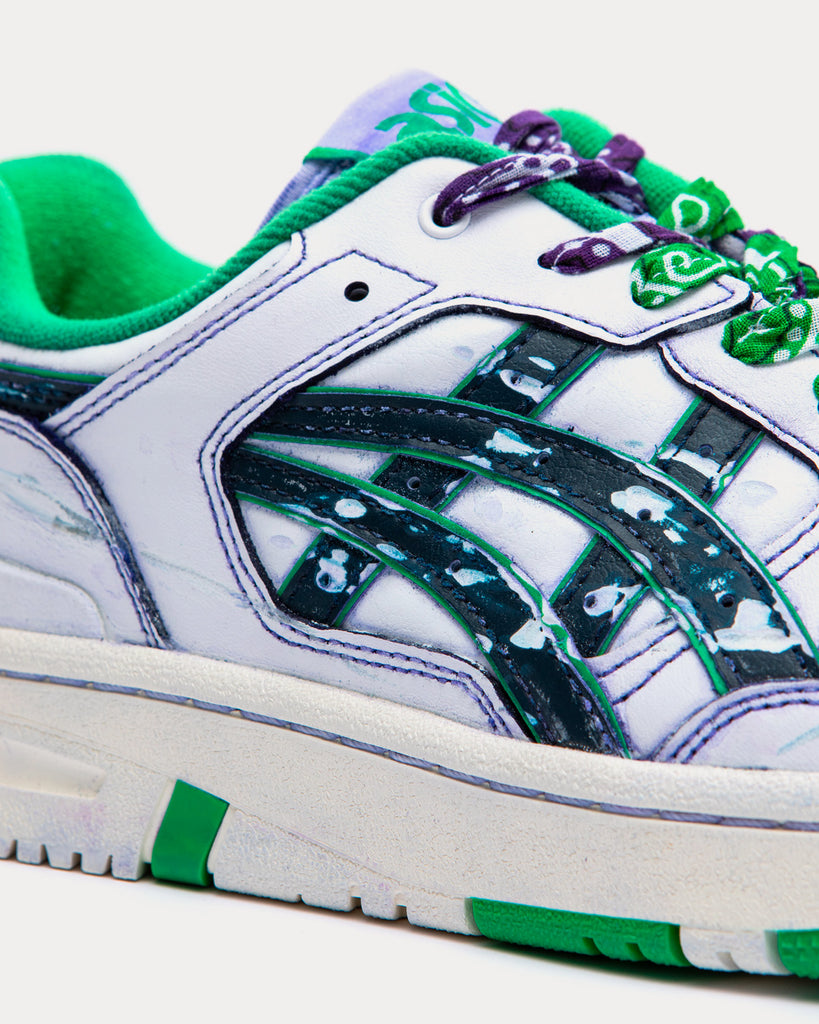 Asics x (di)vision EX89 Grape / Bandana Green / White Low Top Sneakers ...