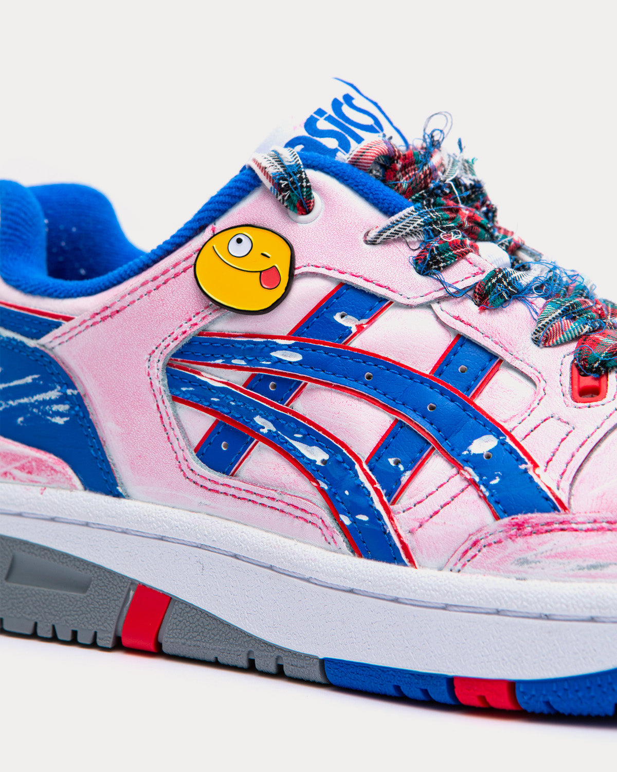 Asics x (di)vision EX89 Pink / Cobolt / White Low Top Sneakers - Sneak ...