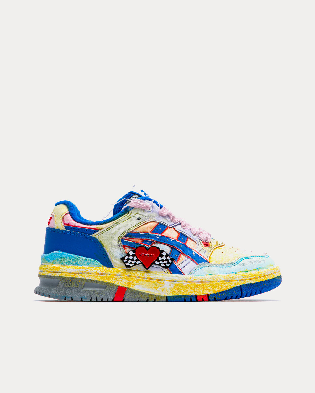 Asics x (di)vision EX89 Rainbow / Pink / Blue Low Top Sneakers - Sneak ...