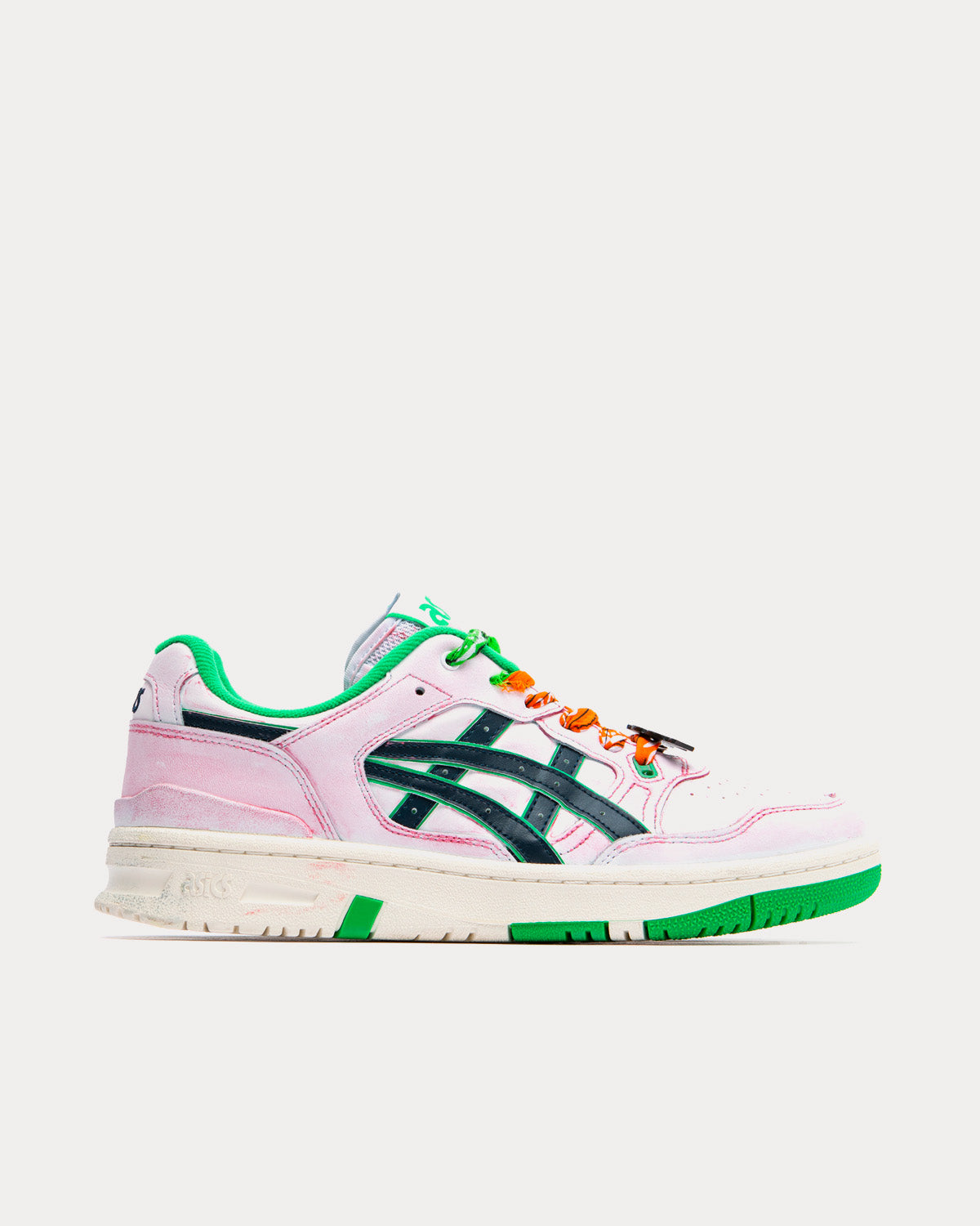 Asics x (di)vision Unisex EX89 Washed Pink / Orange / Green Low Top ...