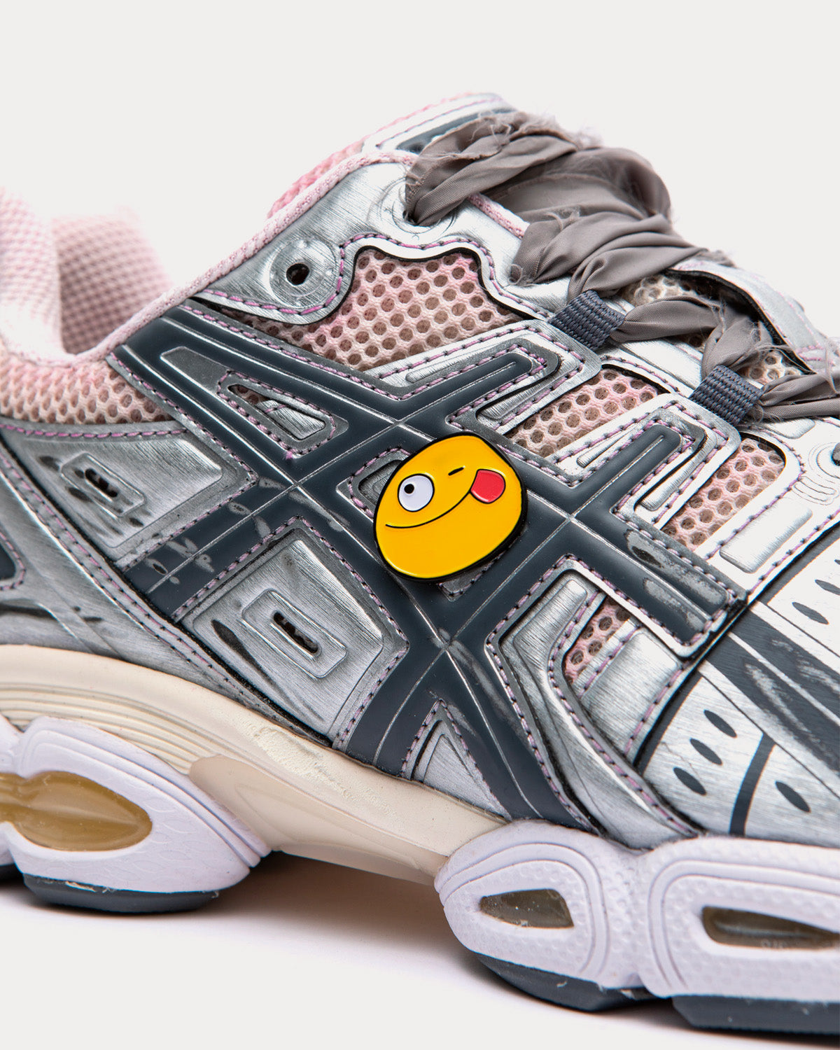 Asics x (di)vision Unisex GEL-Nimbus 9 Grey / Winestained / Silver Low ...