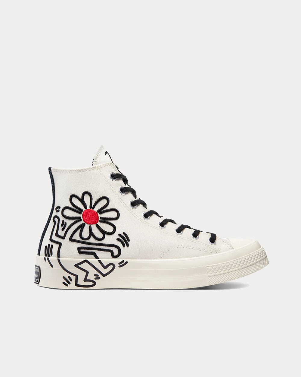 Converse x Keith Haring Men's Chuck 70 Egret / Black / Red High Top ...