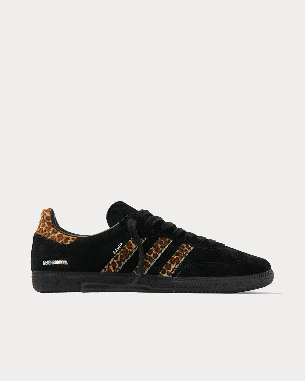 Adidas x End. Men's X Neighborhood Samba Black & Leopard Low Top ...