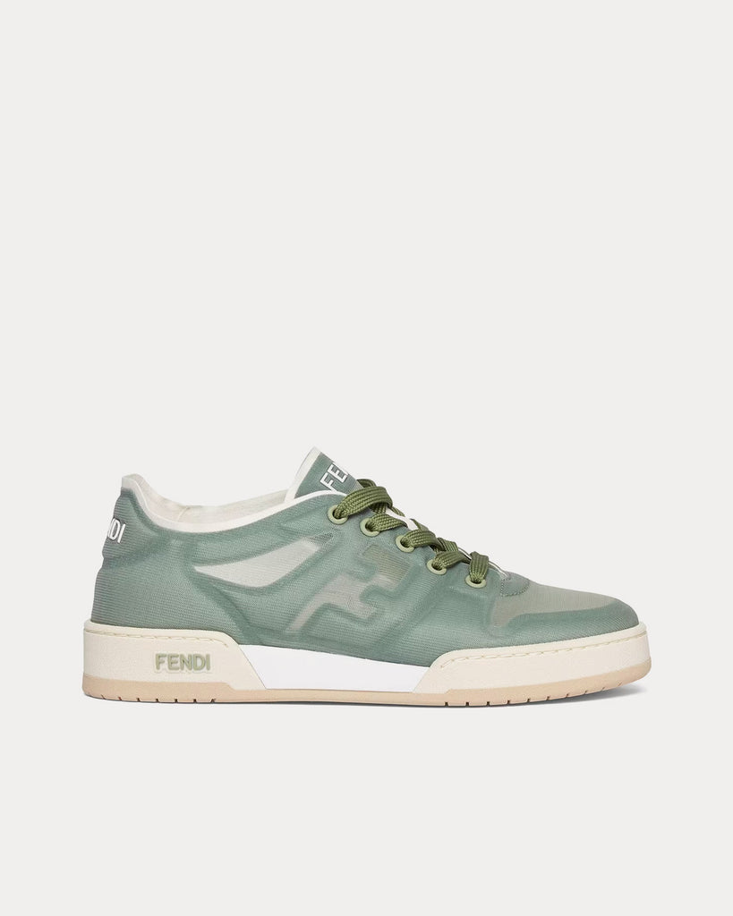 Fendi Match Mesh Green Low Top Sneakers - Sneak in Peace