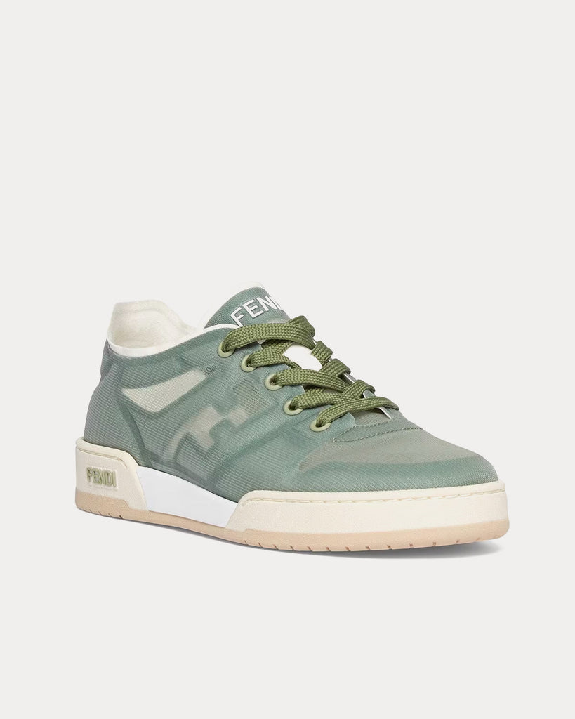 Fendi Match Mesh Green Low Top Sneakers - Sneak in Peace