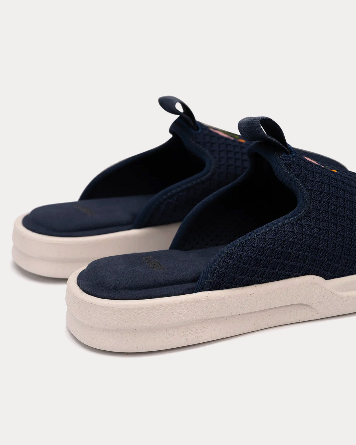 Lusso Cloud x Jolie Pelli Navy Slip Ons - Sneak in Peace