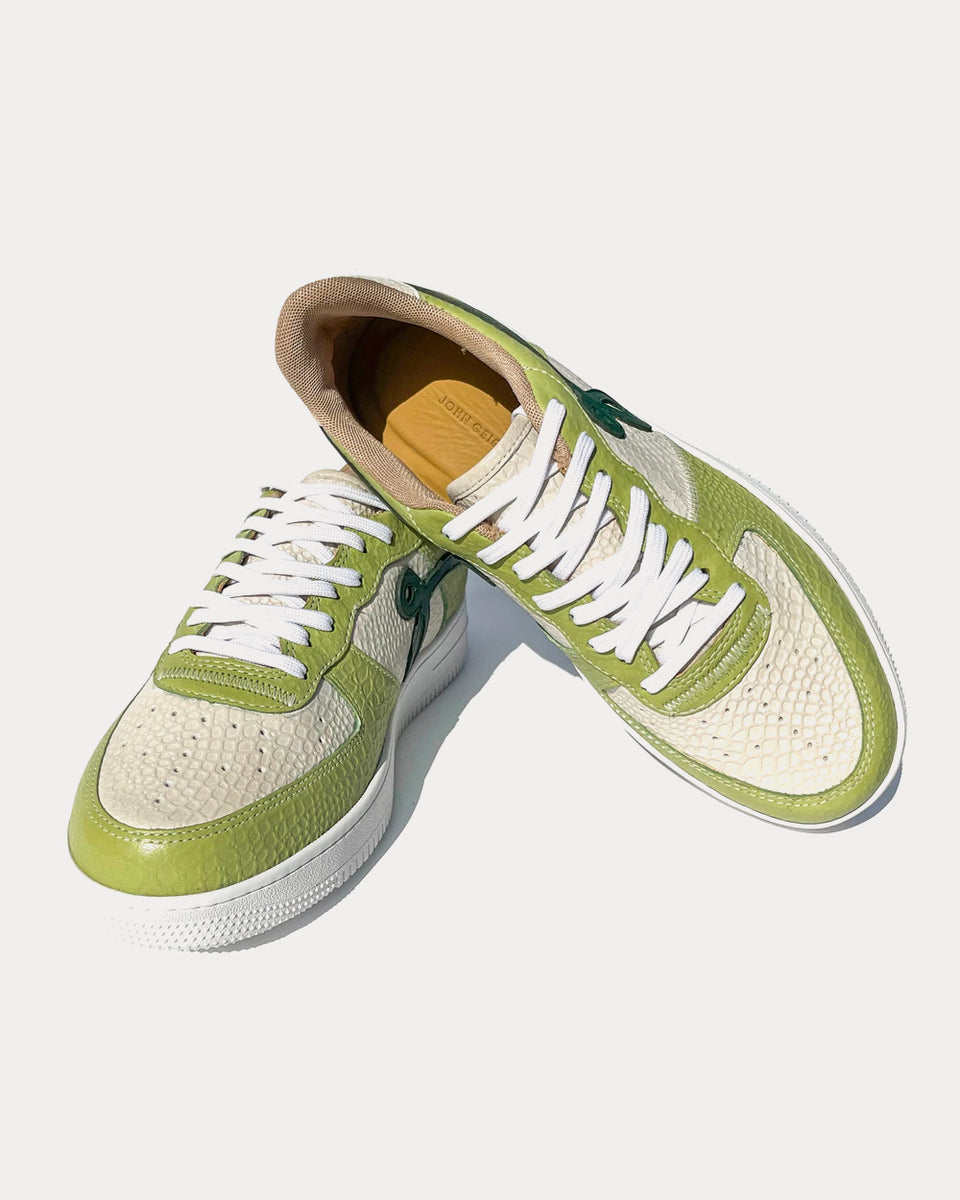 John Geiger x PATRÓN Tequila GF-01 Green / White Low Top Sneakers ...