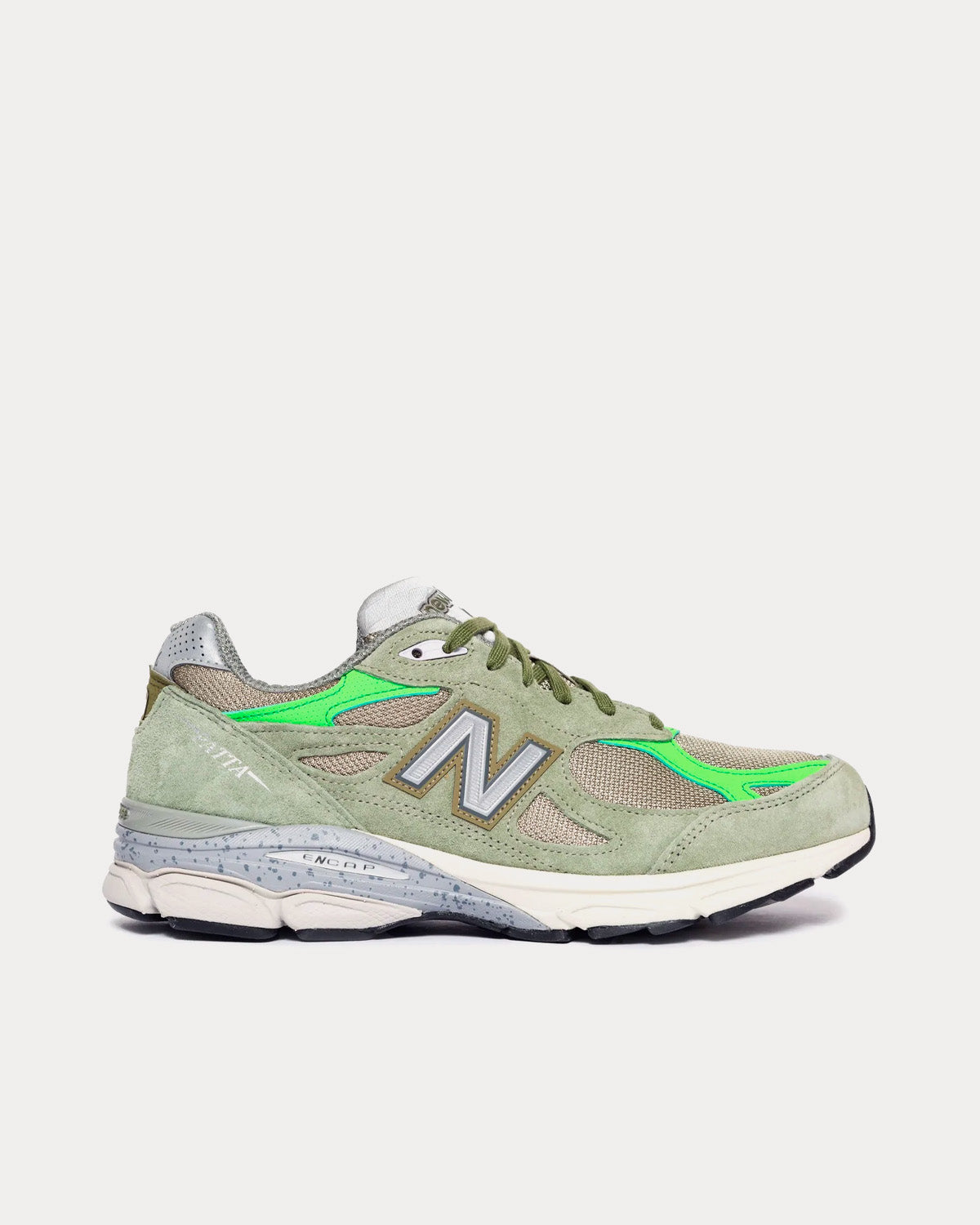New Balance x Patta Unisex 990v3 Olive Low Top Sneakers