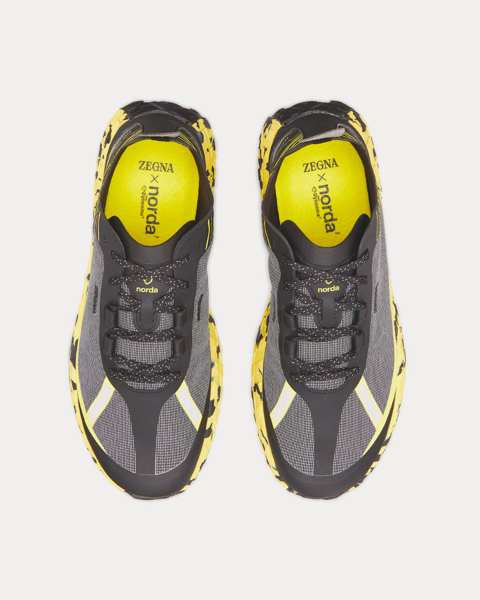 Norda x Zegna 001 Black / Yellow Running Shoes - Sneak in Peace