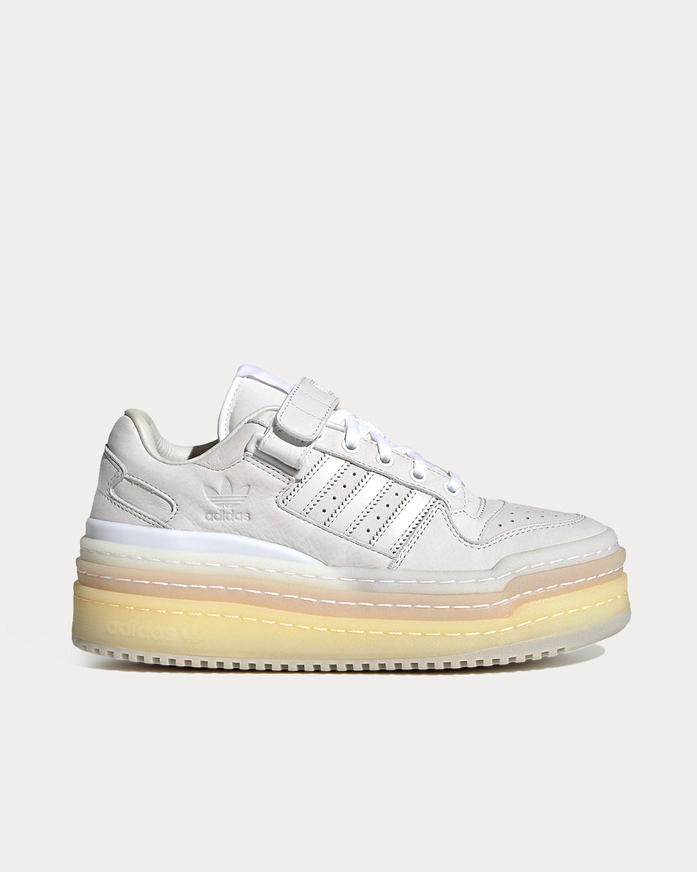 Adidas Triple Platforum Crystal White / Cloud White Low Top Sneakers ...