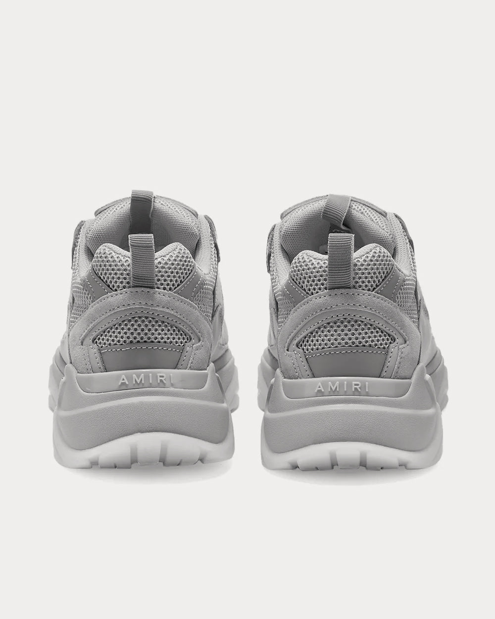 AMIRI Bone Runner Grey Low Top Sneakers - Sneak in Peace