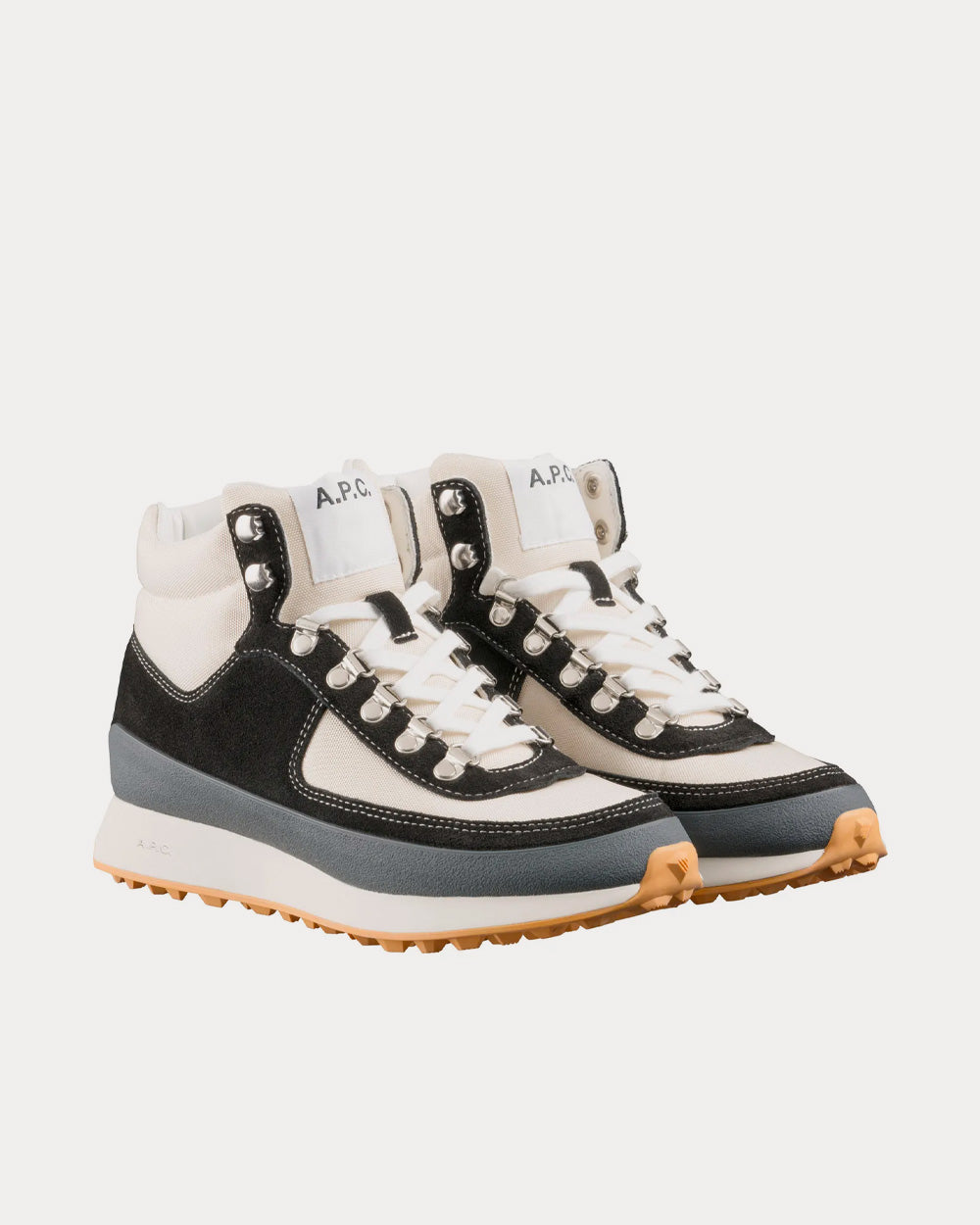 A.P.C. Unisex Léonard Black High Top Sneakers & Trainers